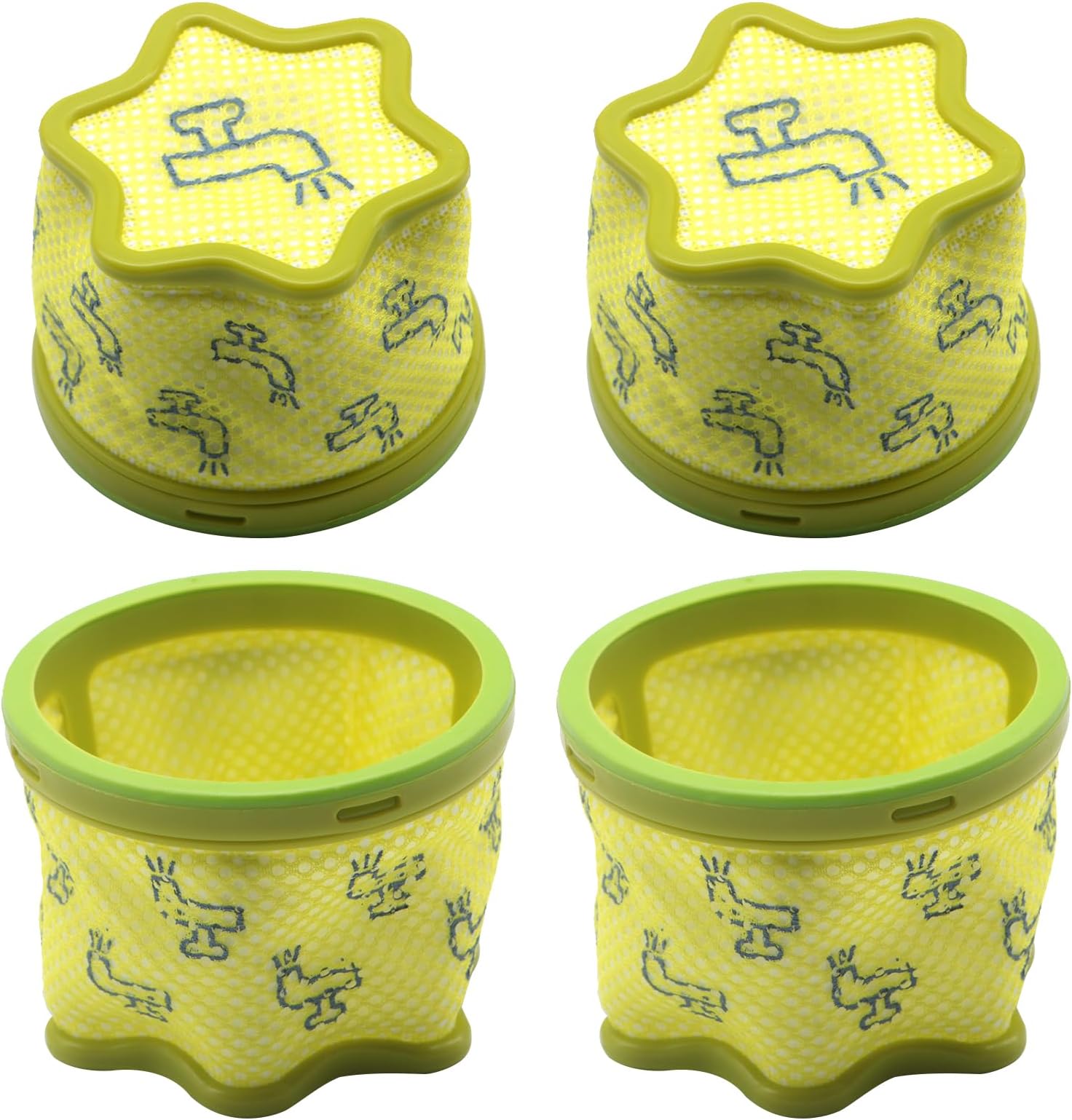 Amazon.com: SZRKRLA 4 PCS Vacuum Pre-Filter Replacement Fit for LG ...