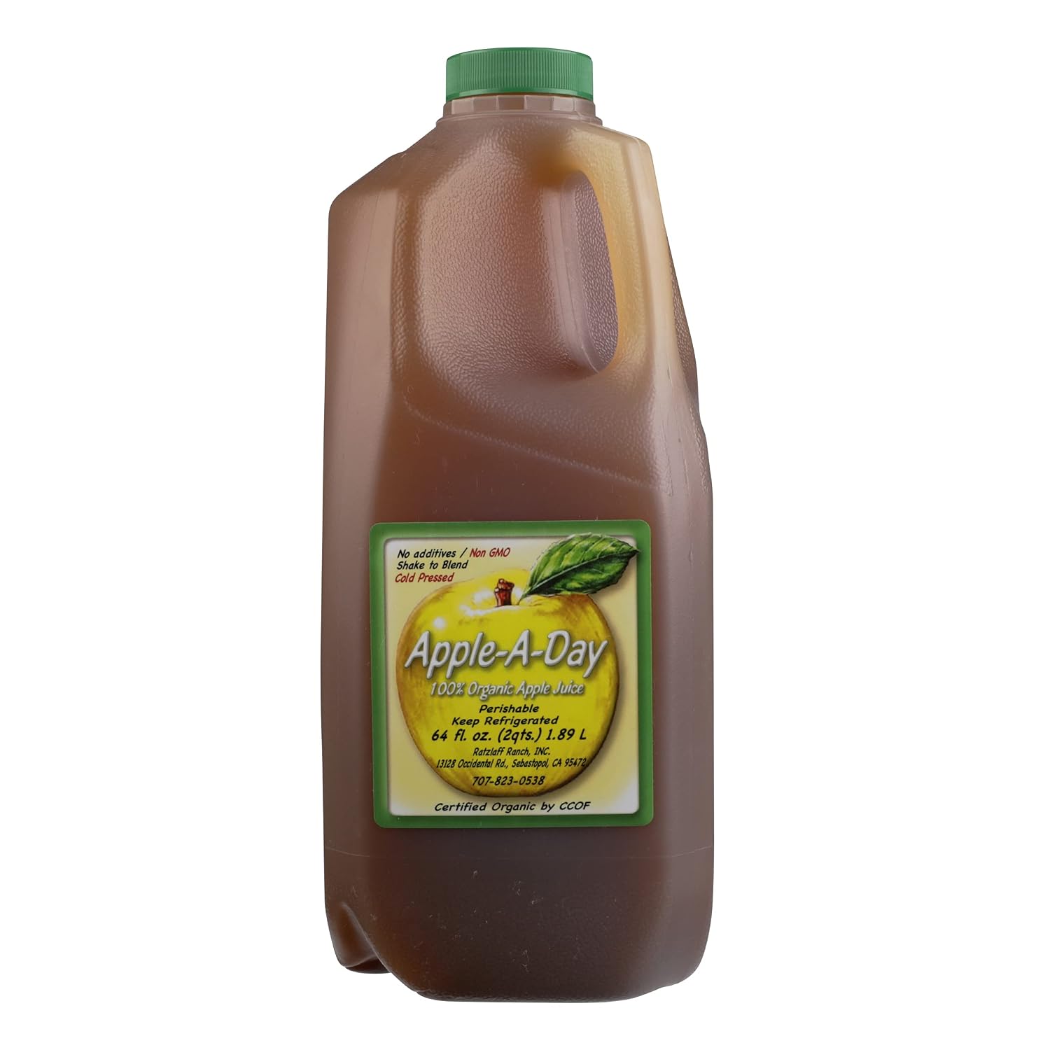 Amazon.com : Apple A Day, Juice Apple A Day Organic, 64 Ounce : Grocery ...