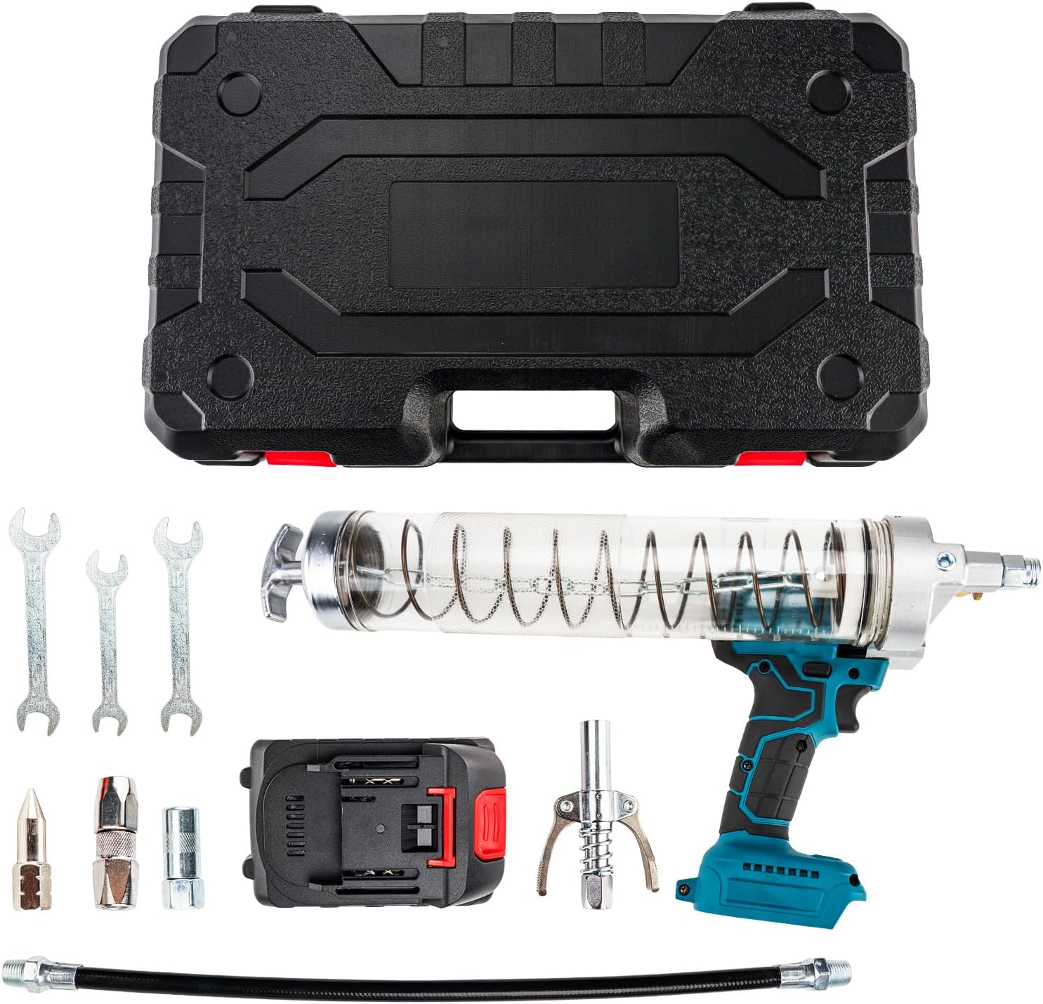 Amazon.com: PHILTOP Cordless Grease Gun Battery Powered, 9100 PSI ...