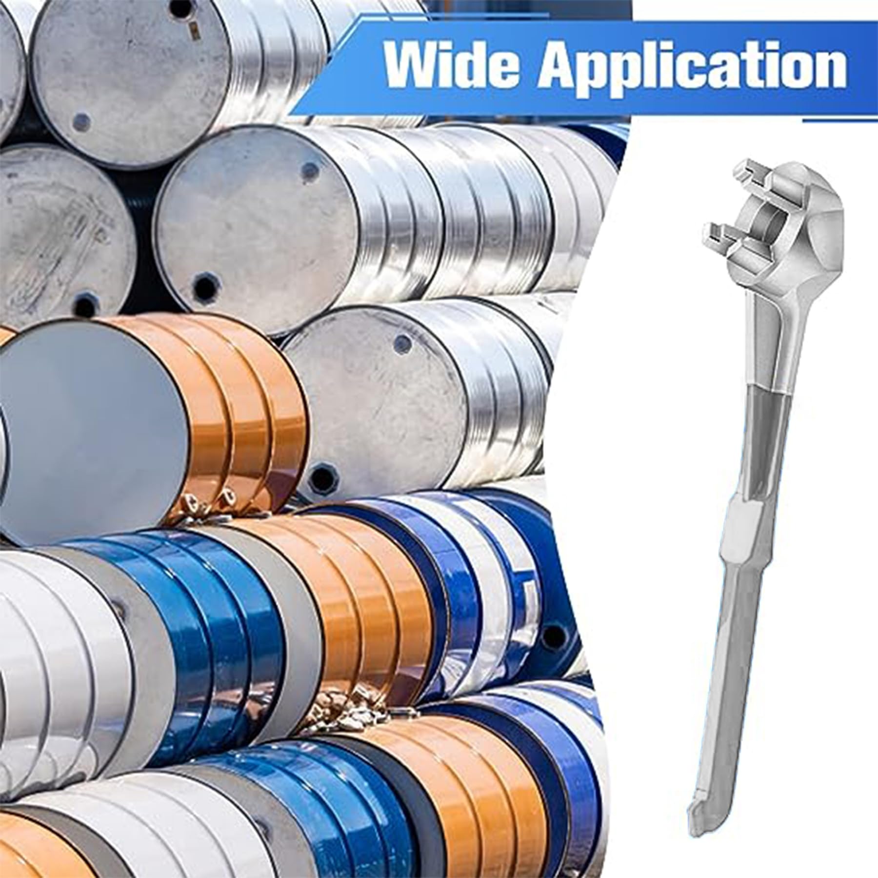 Snapklik.com : Bung Wrench, Aluminum Drum Wrench Barrel Wrench For Opening 10 15 20 30 55 Gallon ...
