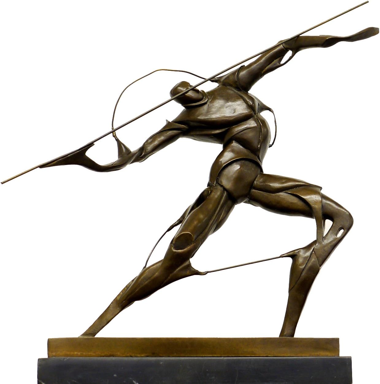 Amazon.com: Kunst & Ambiente - Futurism Bronze Figure - Warrior with ...
