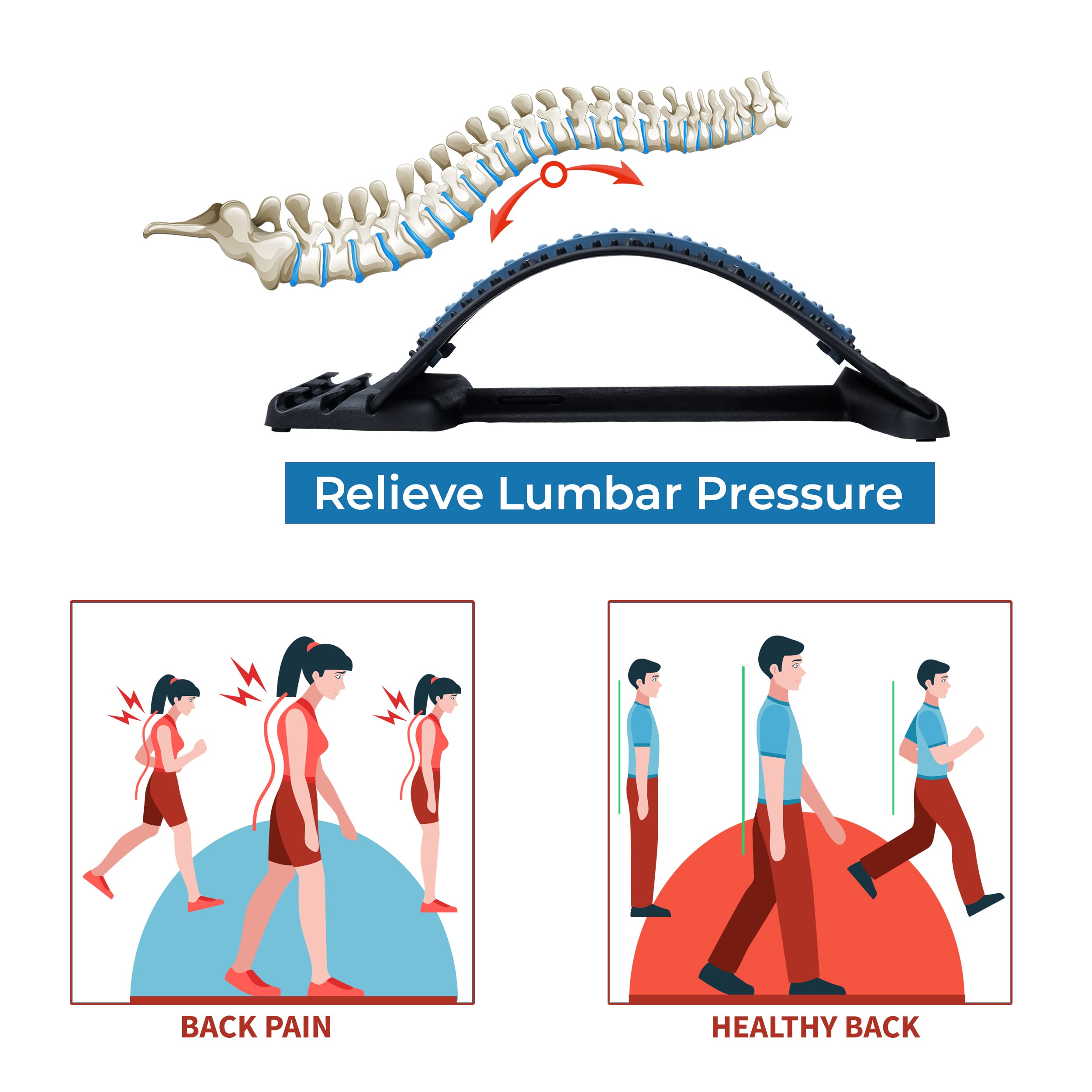 Back Stretcher For Lower Back Pain Relief Multi Level Lumbar Support back-stretcher-for-lower-back-pain-relief-multi-level-lumbar-support