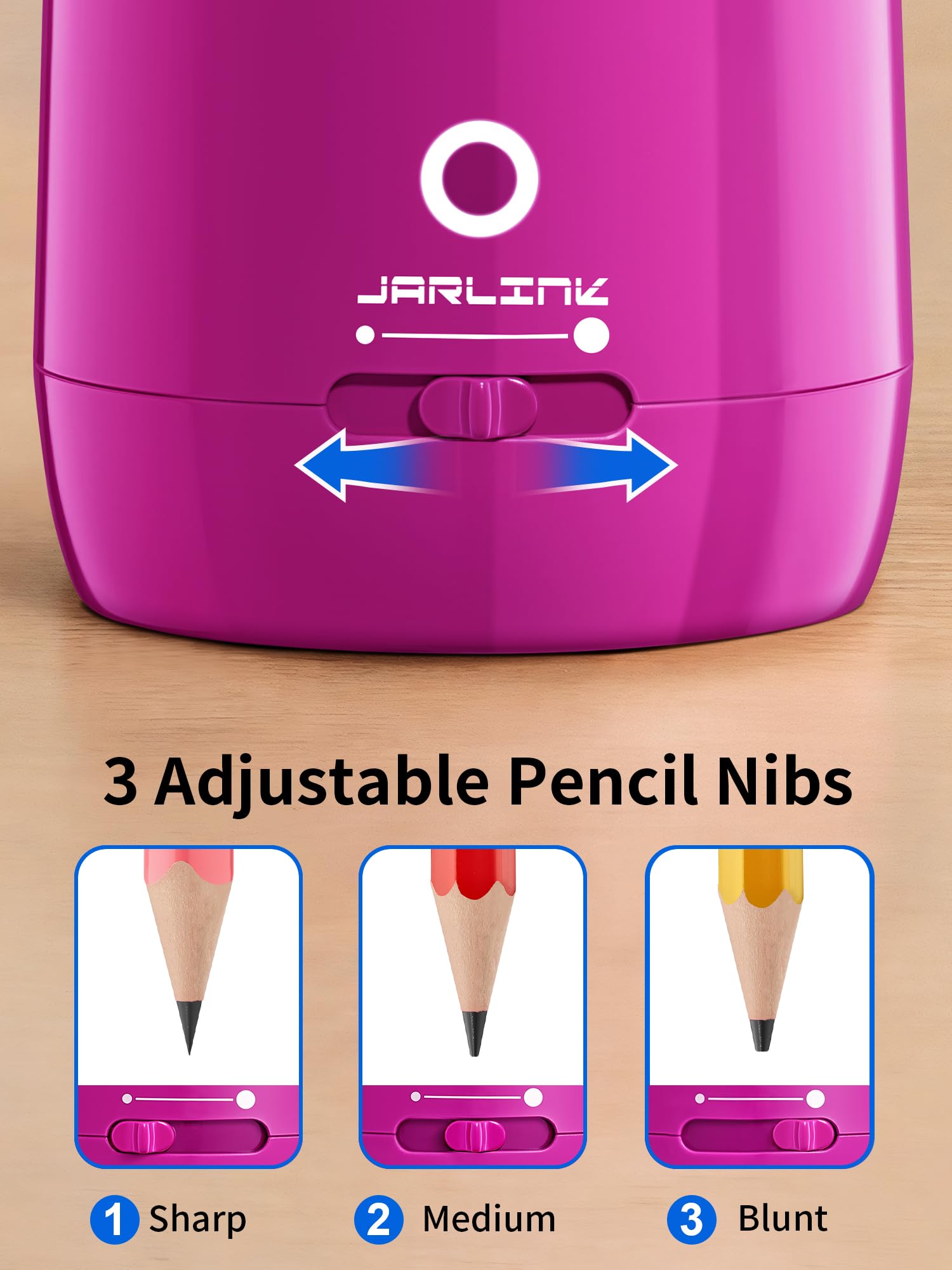 Snapklik.com : JARLINK Automatic Electric Pencil Sharpener - Hands-Free ...