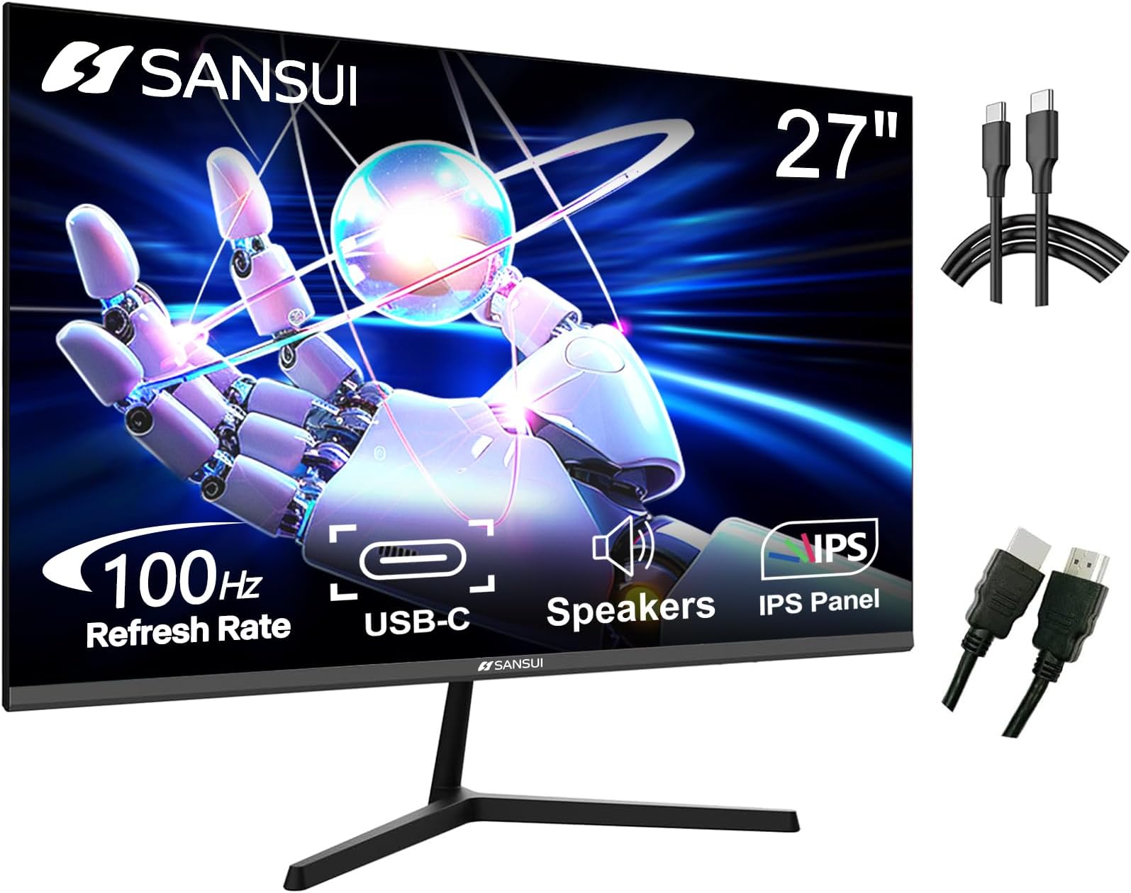 Amazon.com: LG 27MP40W 27" IPS 3-Side Borderless Gaming Monitor w/AMD ...