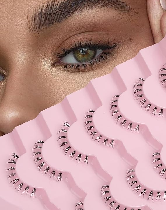 Amazon.com: Bottom Lashes Strip Bottom Eyelashes Lower Lashes False ...