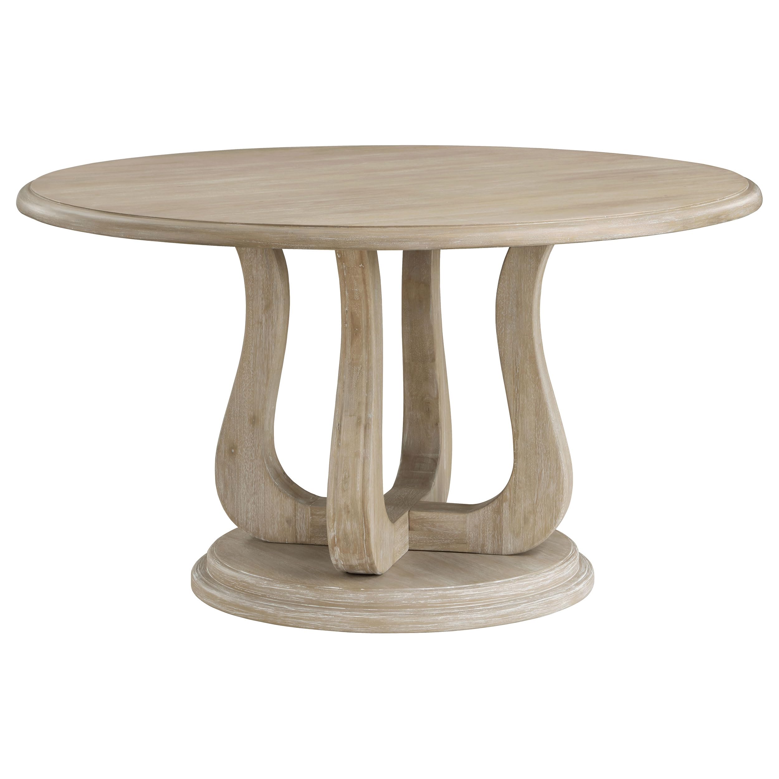 Amazon.com - Coaster Home Furnishings Trofello Round Dining Table with ...