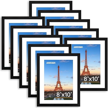 Amazon.com - FIXSMITH 8x10 Picture Frame Set of 10, Photo Frame Bulk ...