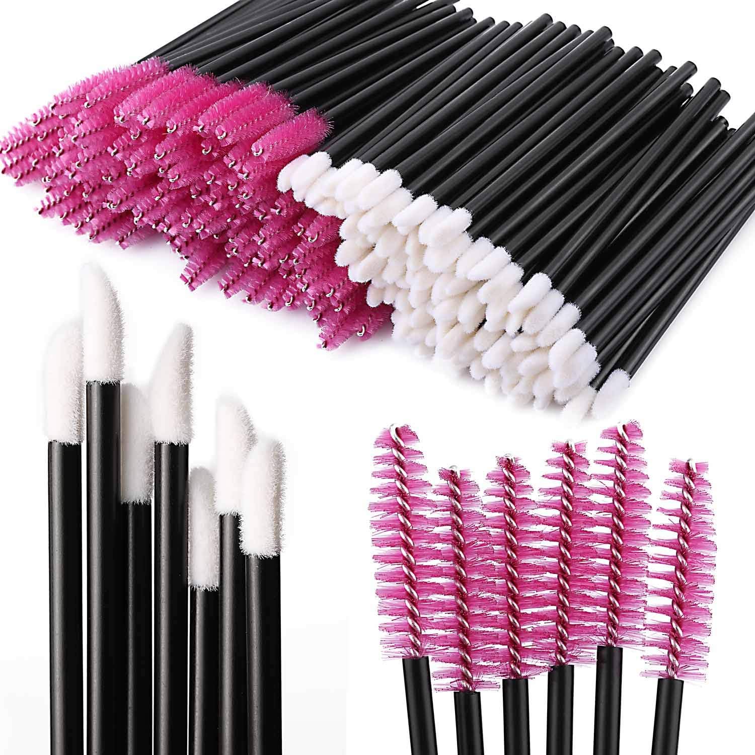 Amazon.com: Tbestmax 200 Disposable Mascara Wand Spoolies and Lip ...