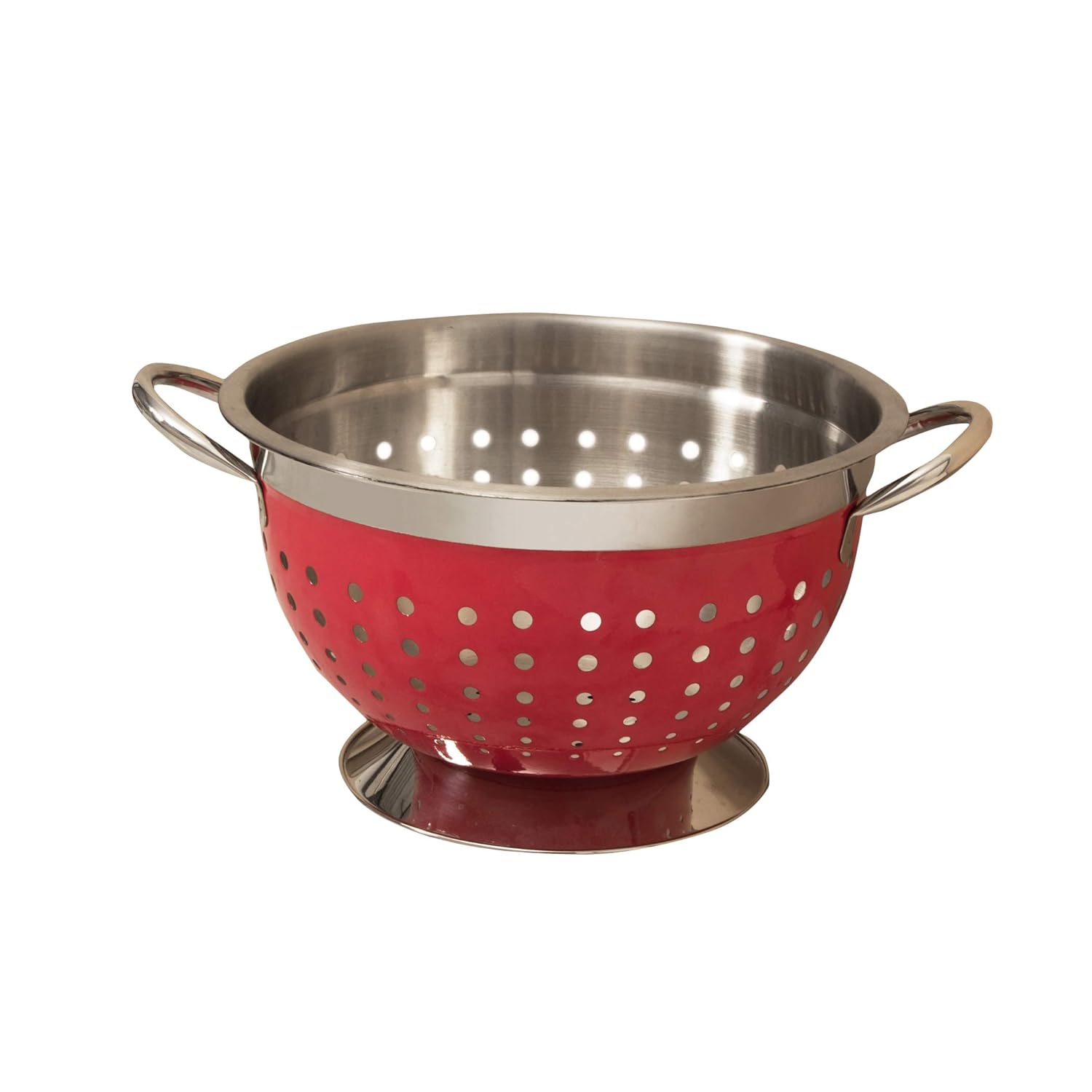Home Centre Rosemary-Levon Printed Colander with Handle - Stainless ...