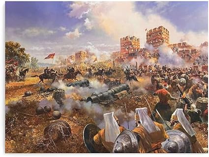 Amazon.com: Vintage Constantinople Landscape Poster City Architecture ...