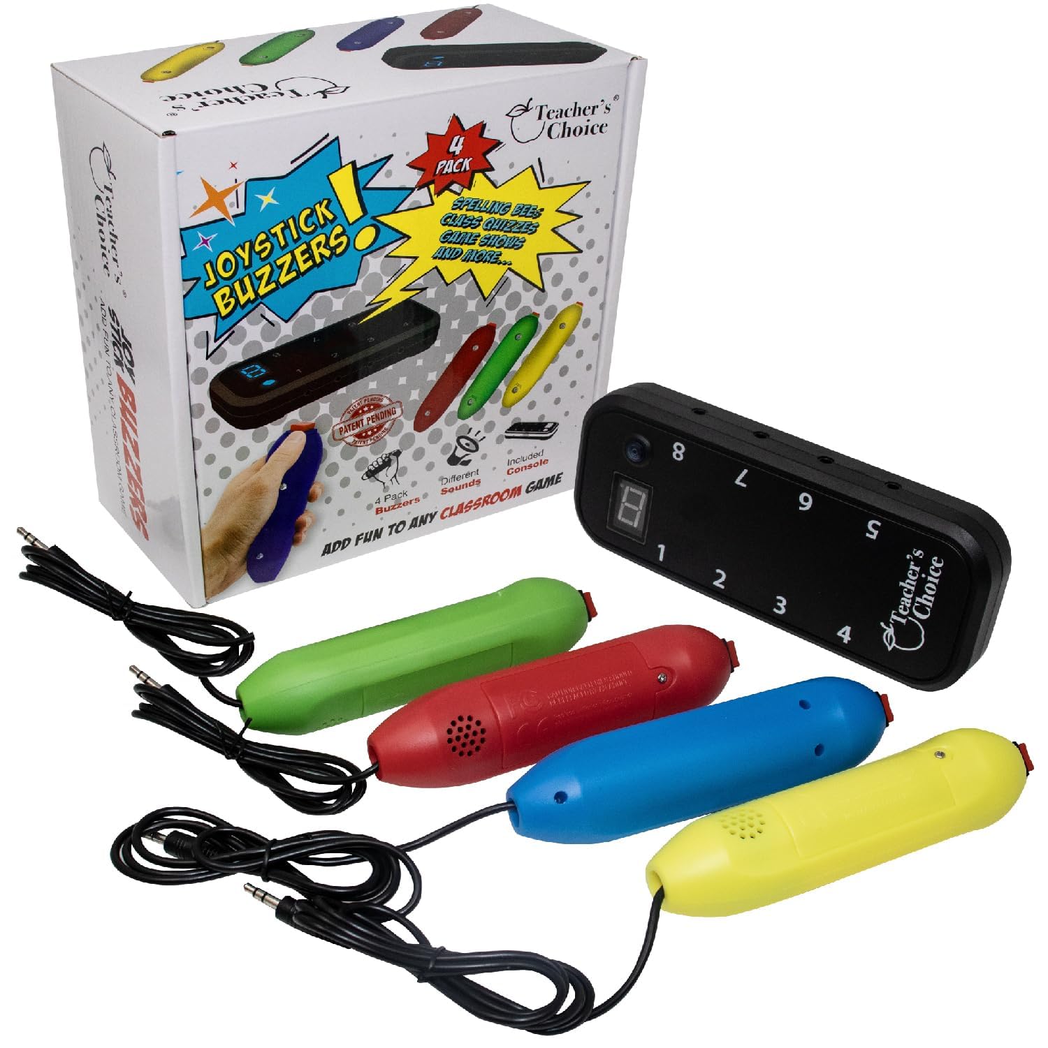Snapklik.com : Teachers Choice Joystick Buzzer Game System