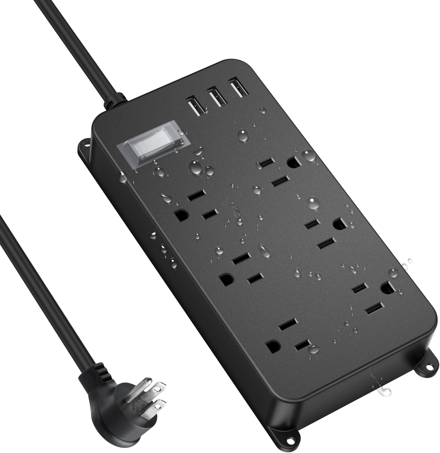 Amazon.com: Outdoor Power Strip Weatherproof with USB,Waterproof Surge ...