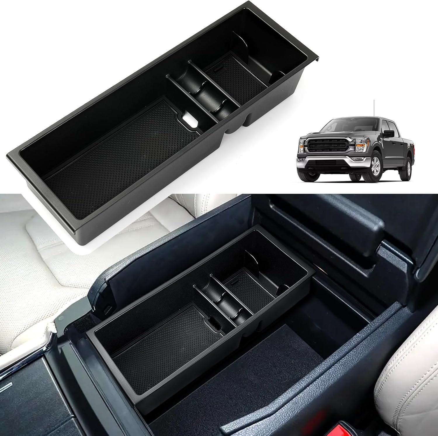 Amazon.com: DEERMOTO Center Console Organizer Tray Compatible with Ford ...