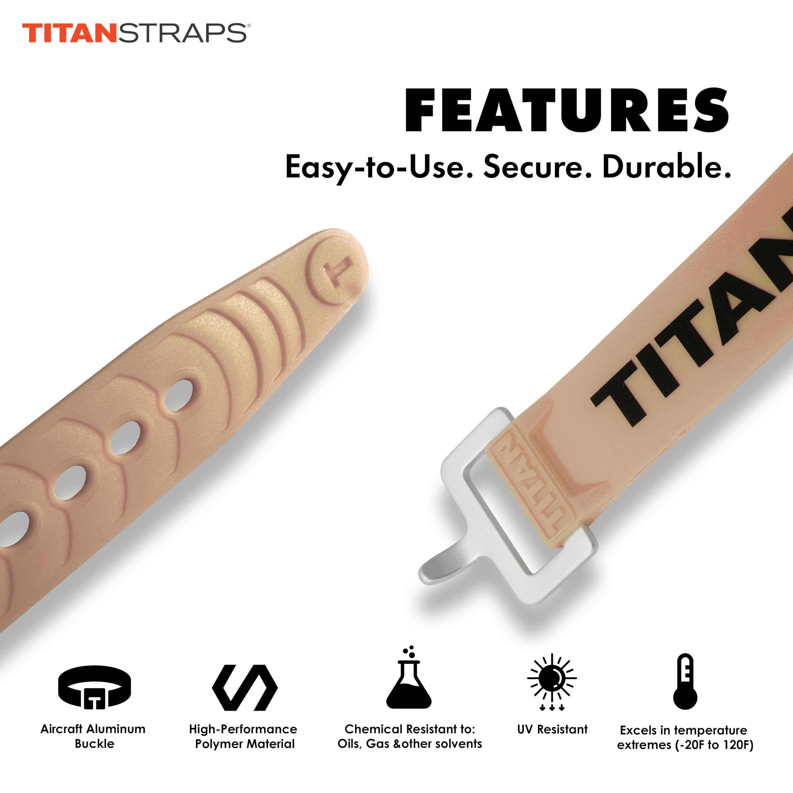Snapklik.com : Titan Industrial Straps Safety Strap Set To Secure Splits