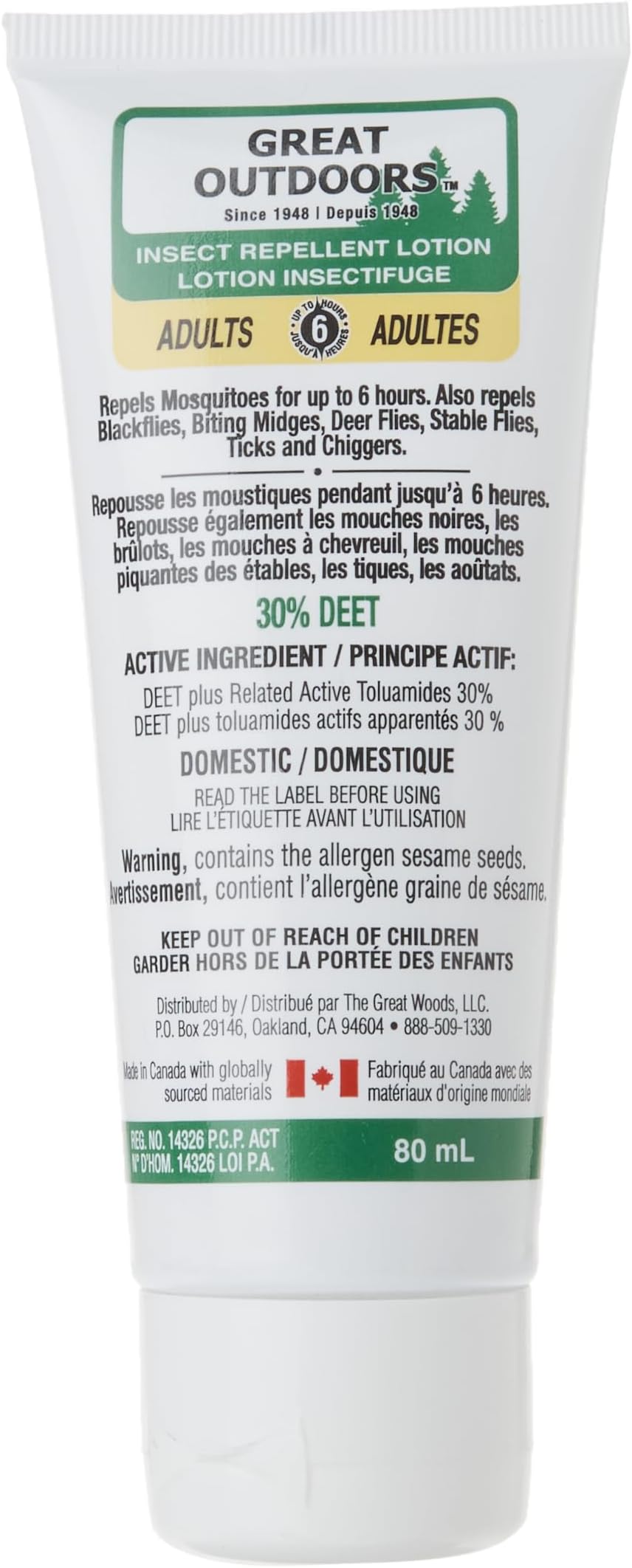Insect Repellent Lotion - 80 Ml 30% Deet 80 Milliliter : Amazon.ca ...
