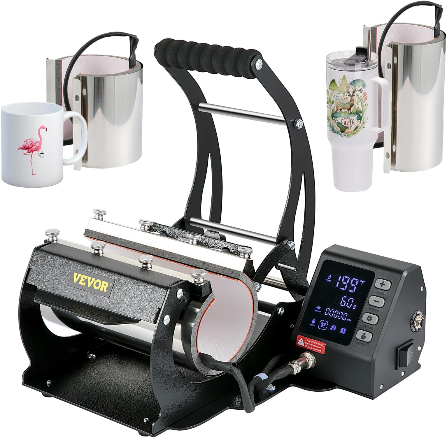 Amazon.com: VEVOR Pro Heat Press 15x15 Inch, 8 in 1 Heat Press Machine ...