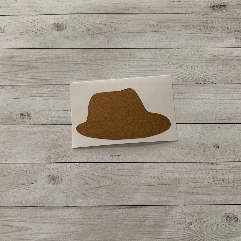 Amazon.com: Fedora Hat Decal | Fedora Hat Vinyl Decal | Fedora Hat ...