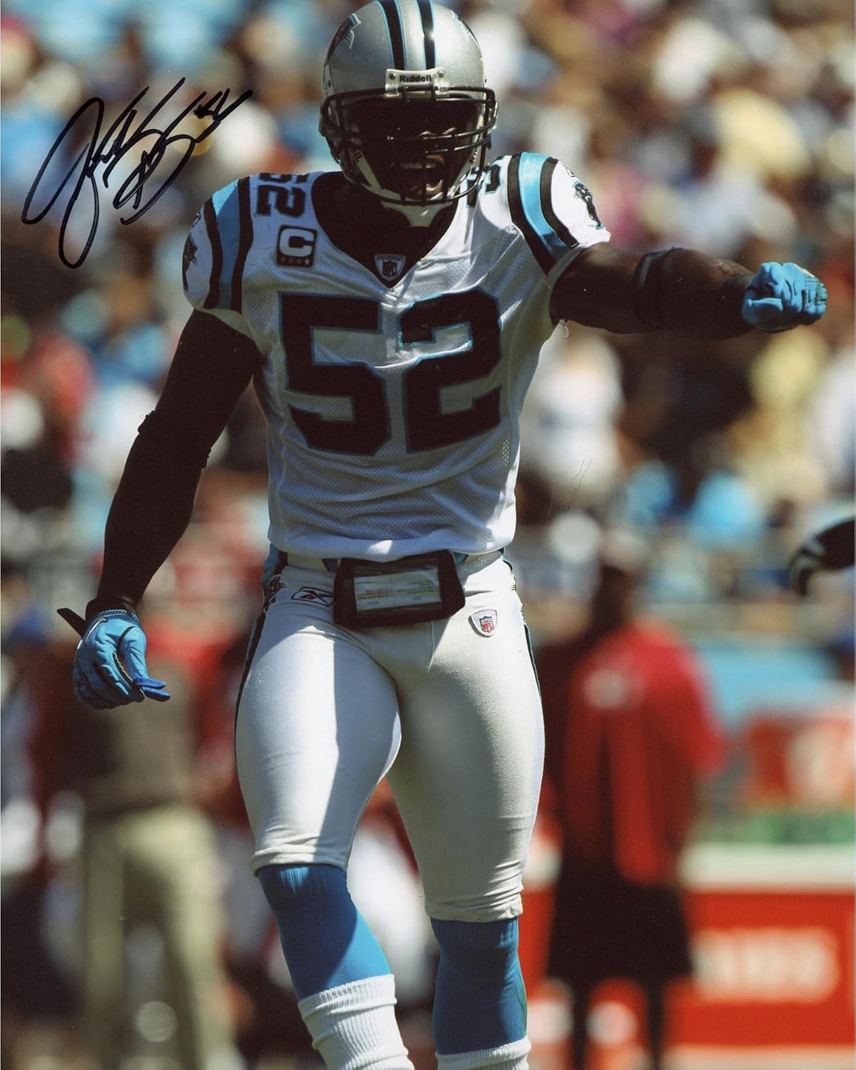 BEASON, JON AUTO (PANTHERS/POINTING) 8X10 PHOTO - Mounted Memories ...