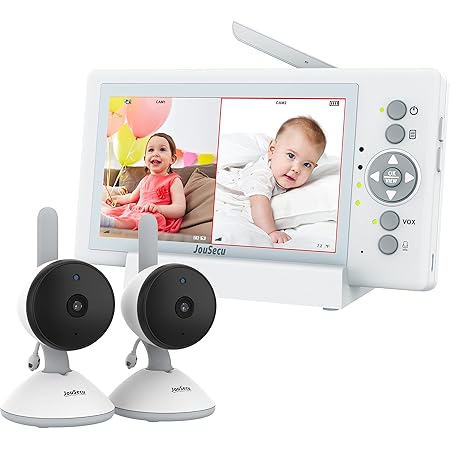 Amazon.com : Babysense Baby Monitor, 4.3" Split Screen, Video Baby ...