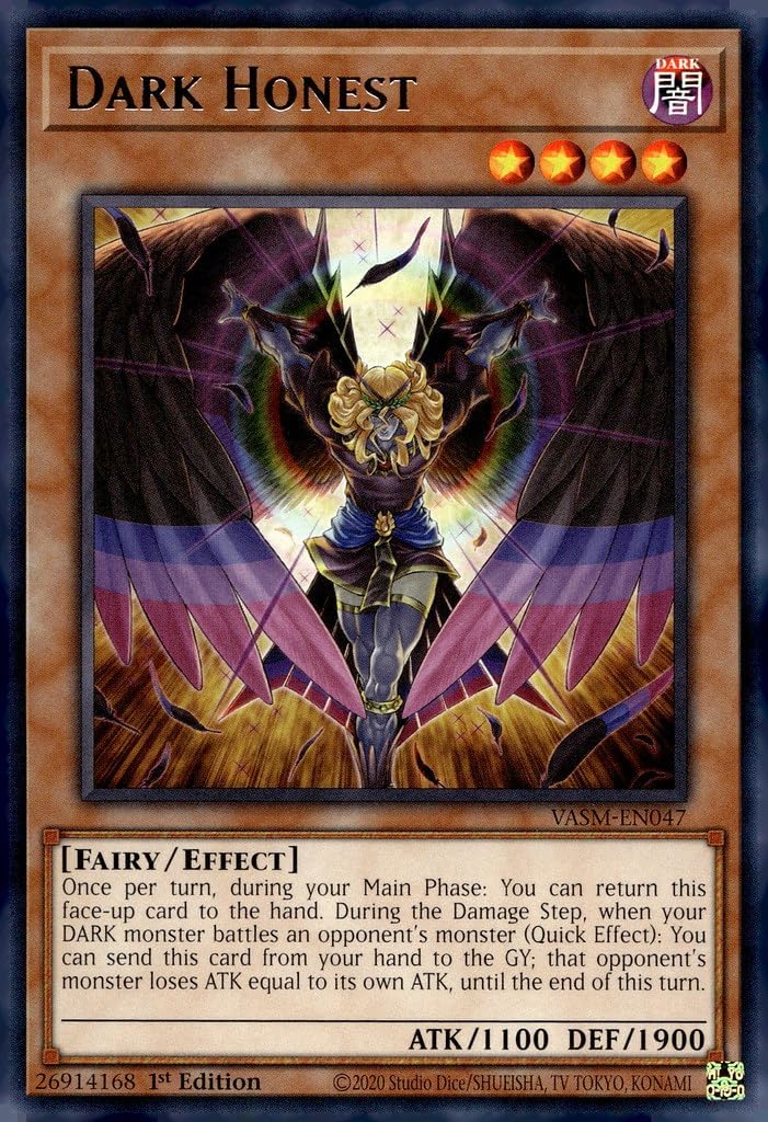 Amazon.com: Dark Honest - VASM-EN047 - Rare - 1st Edition : Toys & Games