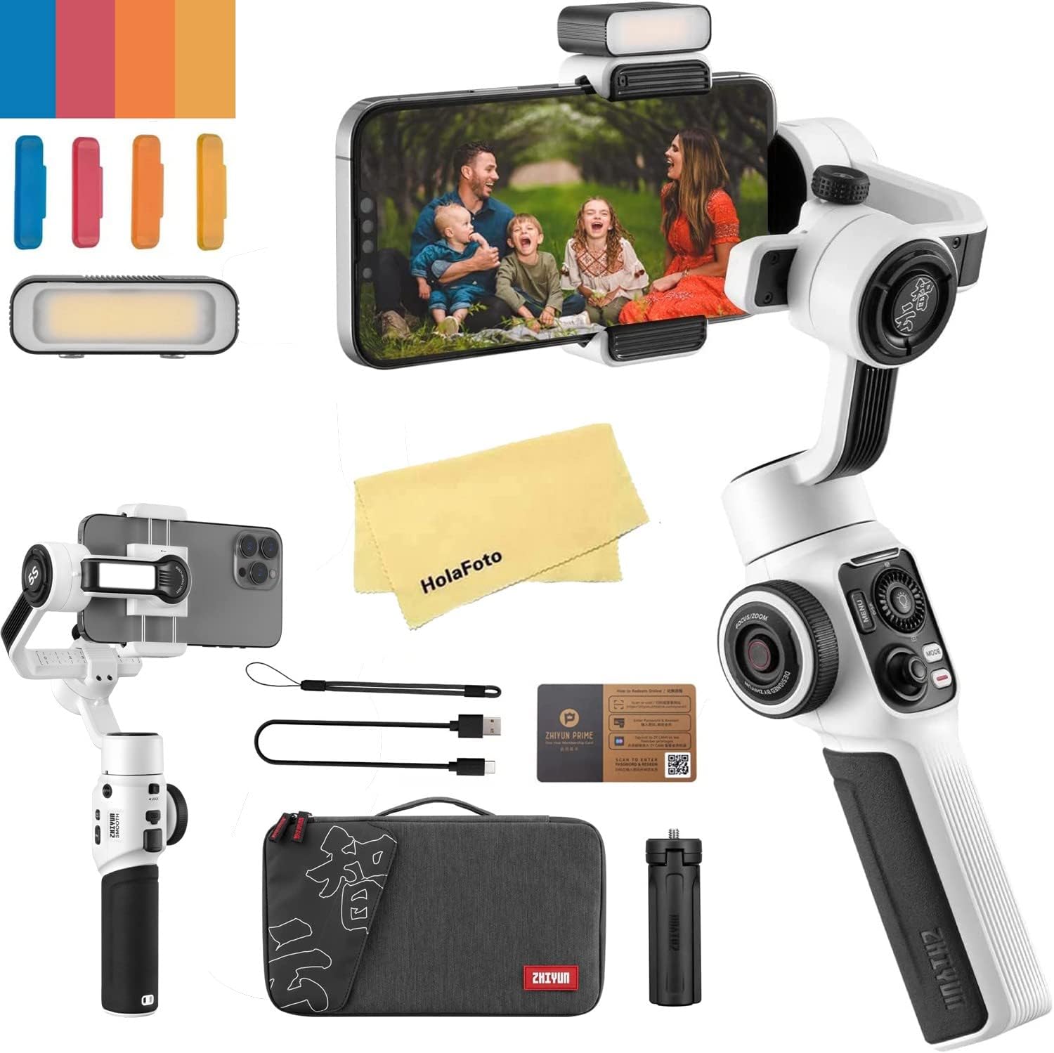Amazon.com: Zhiyun Smooth 5S Combo Zhiyun Smooth 5 Upgrade with ...