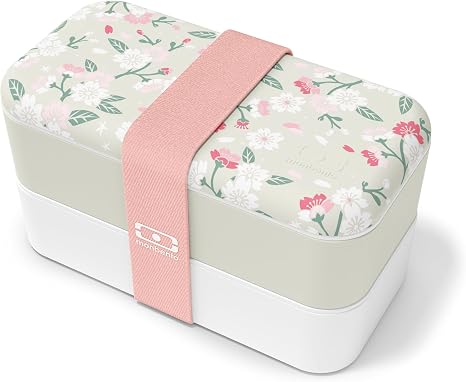 Amazon.com: monbento - Bento Box Adult MB Original Flowers - 2 ...