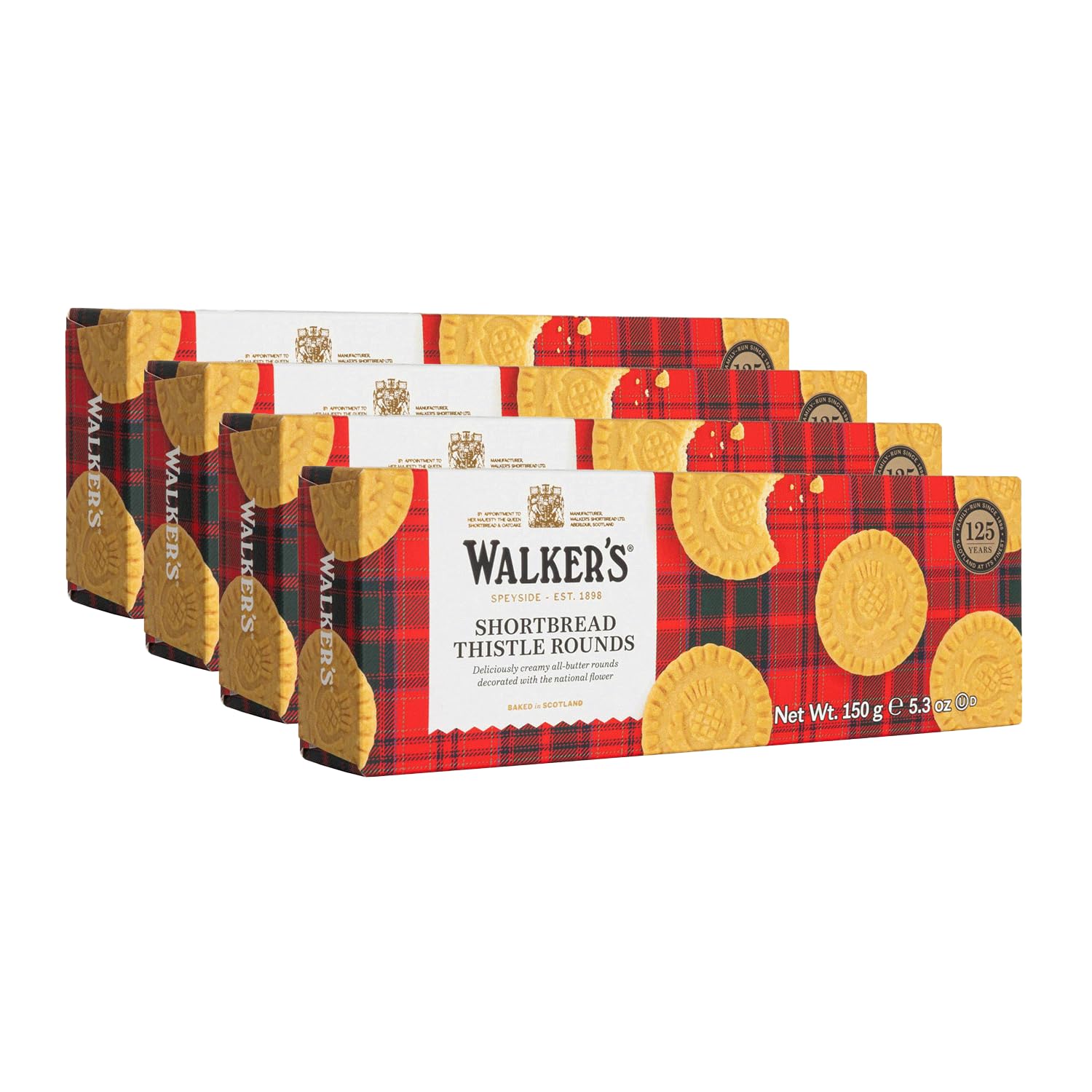 Amazon.com: Walker's Shortbread Rounds, All-Butter Shortbread Cookies ...
