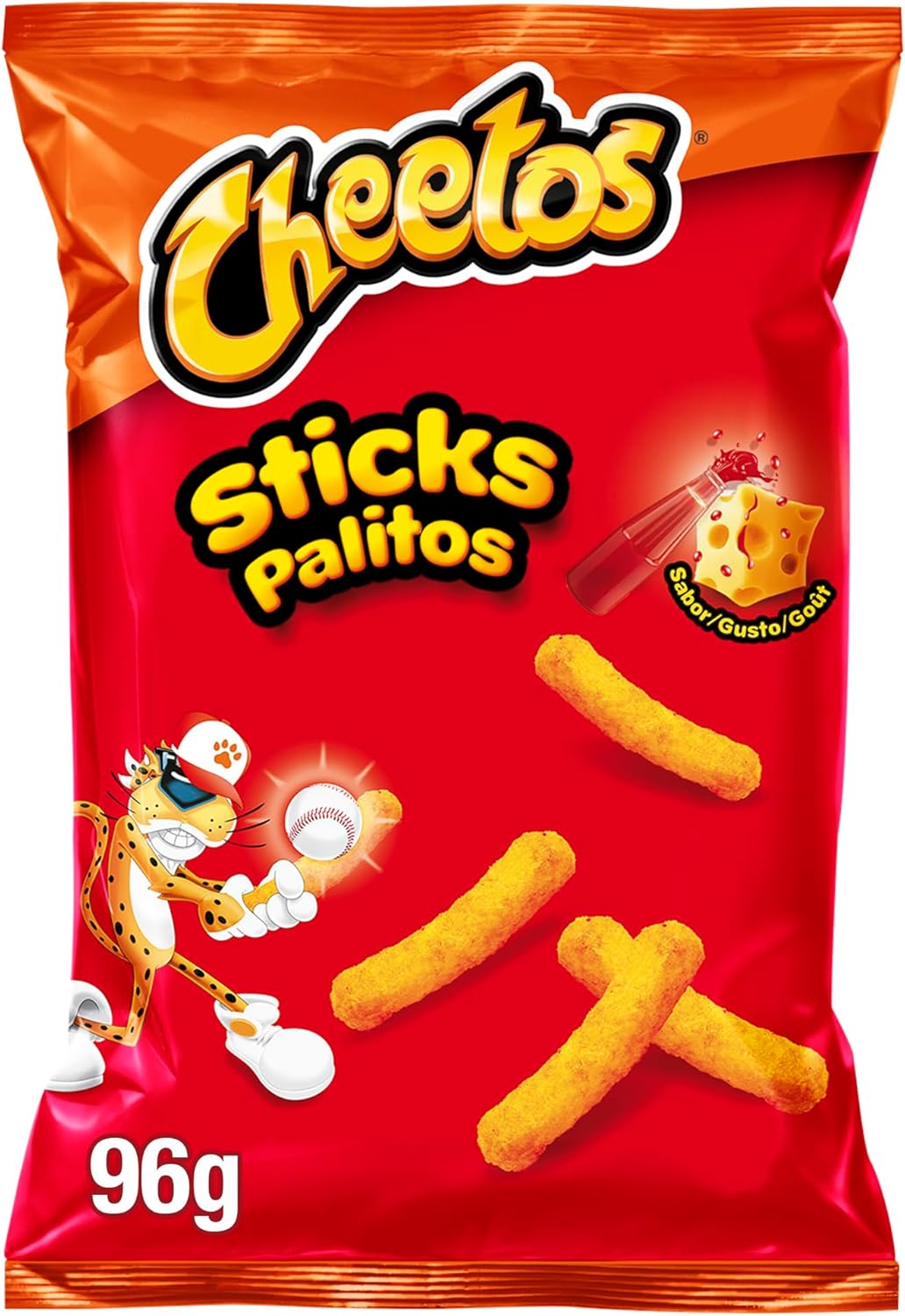 Cheetos - Bâtonnets - Sachet de 96 g : Amazon.fr: Epicerie