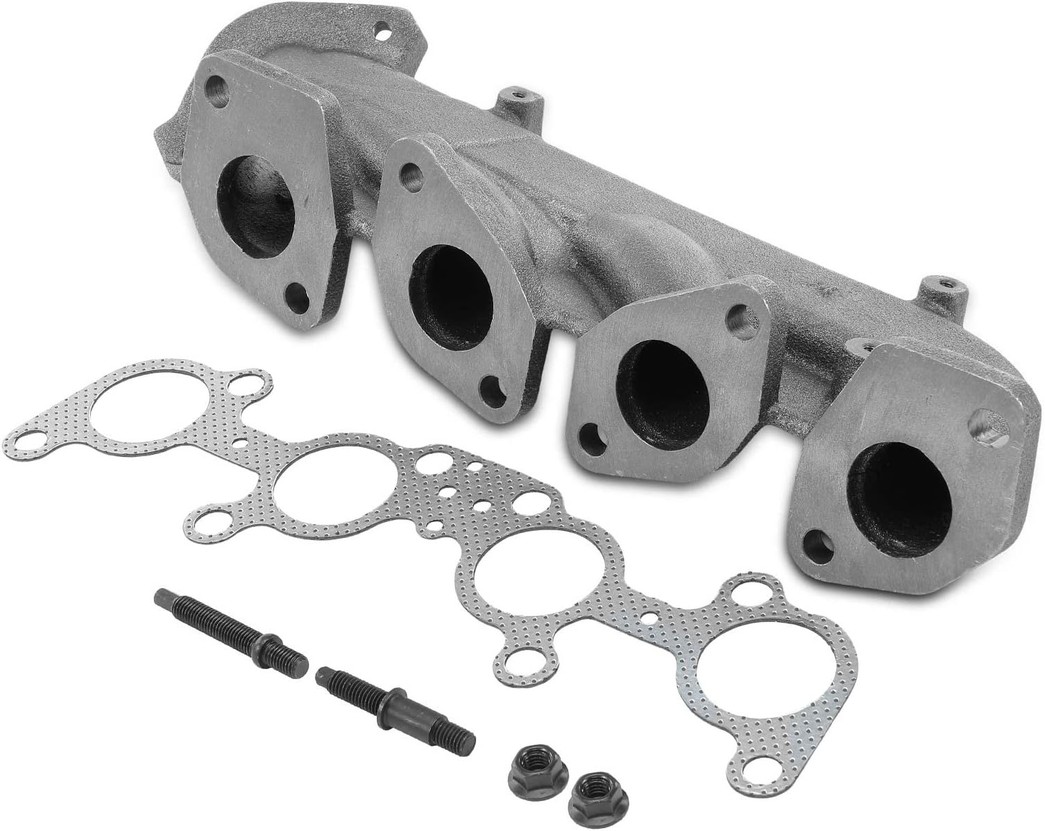 A-Premium Left Engine Exhaust Manifold Kit W/Gasket & Studs & Nuts ...