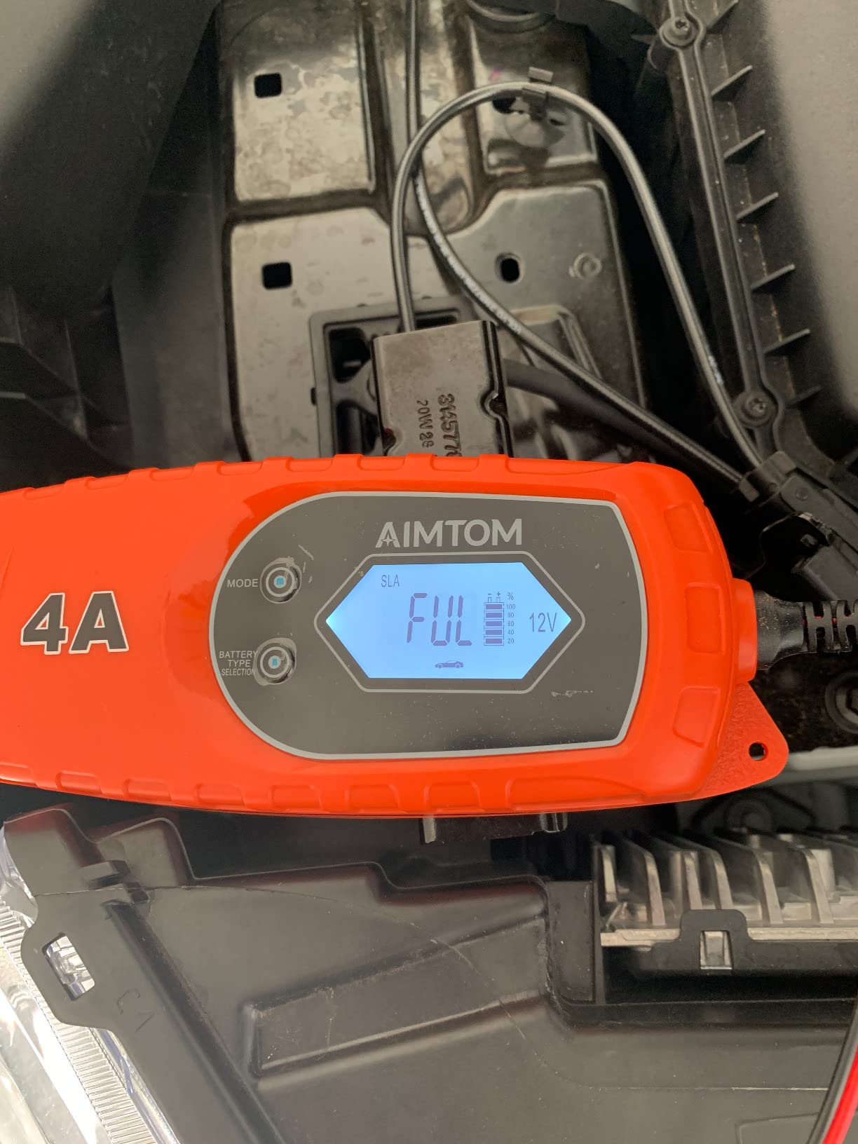 AIMTOM Smart Battery Charger 4 Amp 6/12V Fully Automatic Maintainer 8 ...