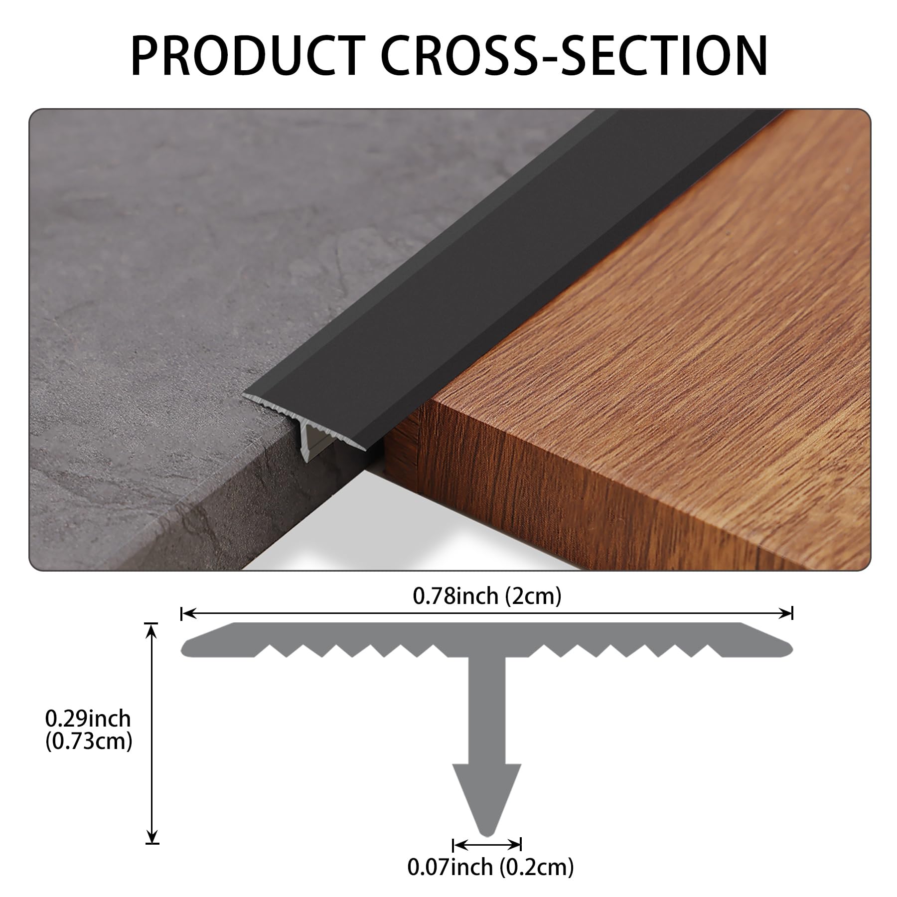 Floor Transition Strip Vinyl Floor Transition Trim – Flooring Tips ...