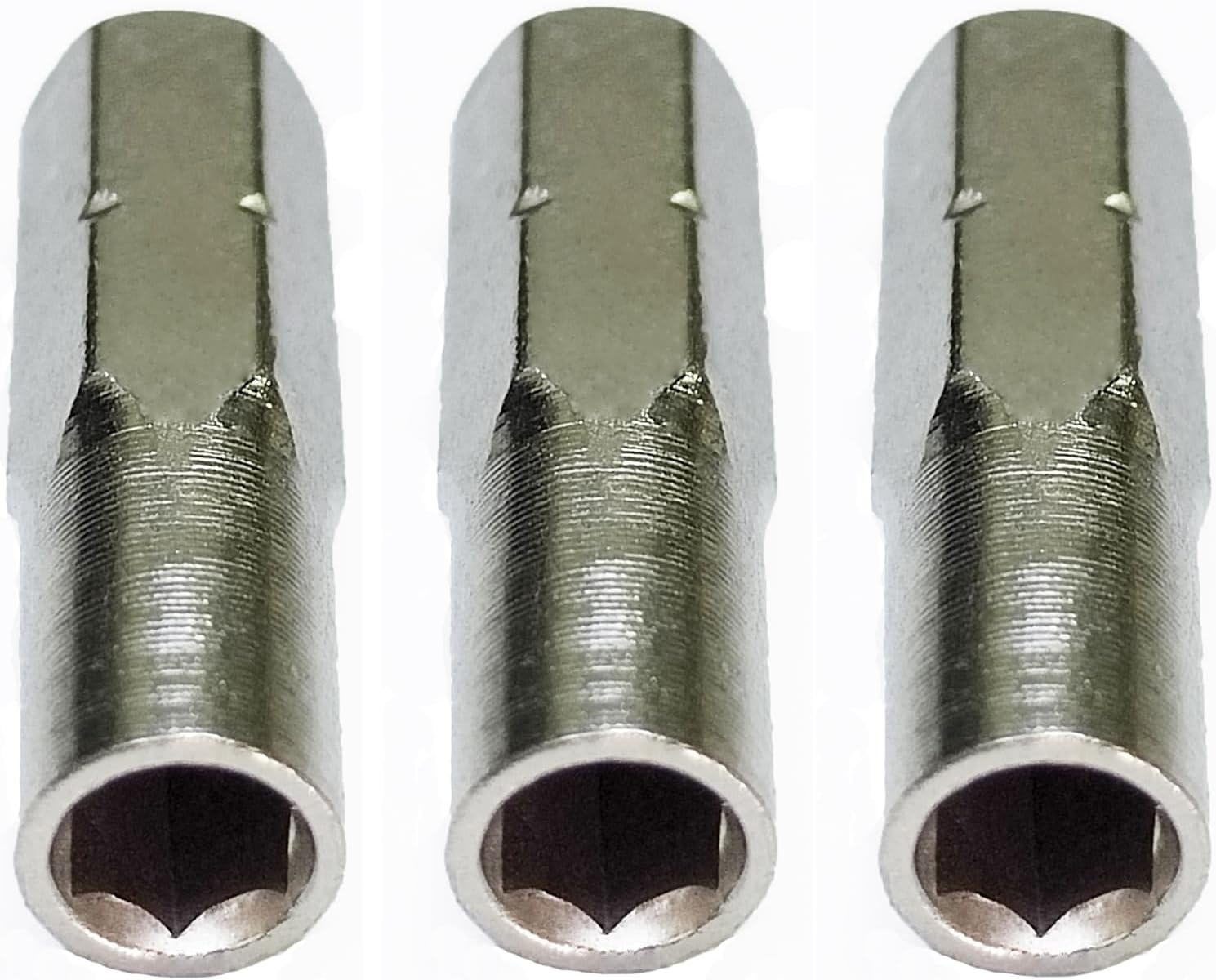 Amazon.com: 3 Pieces1/4 to 4mm Bit Adapter, 6.35mm 1/4" Hex Outside to ...