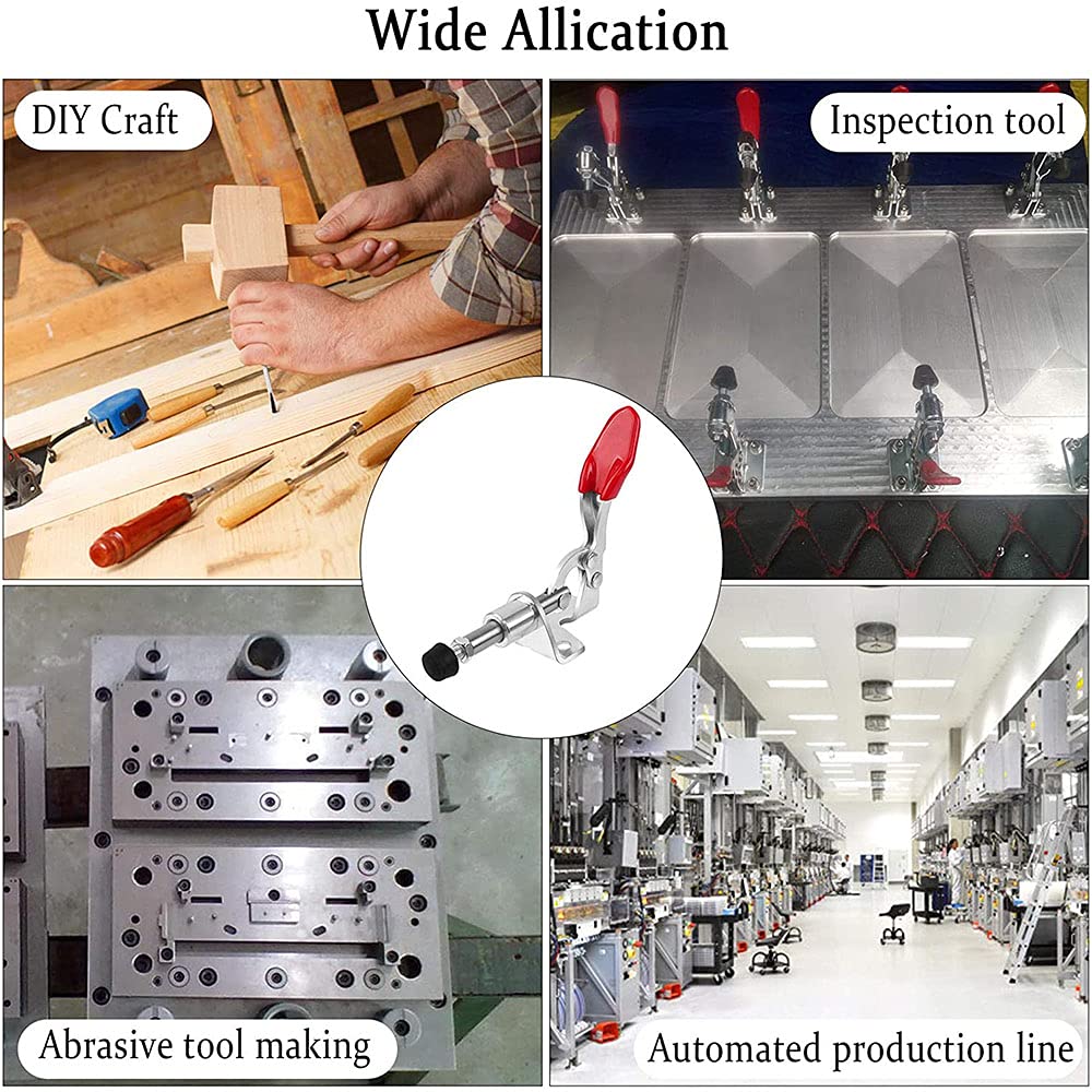 4 Pieces Toggle Clamps, Quick Release Toggle Clamp, Hand Tool Toggle ...