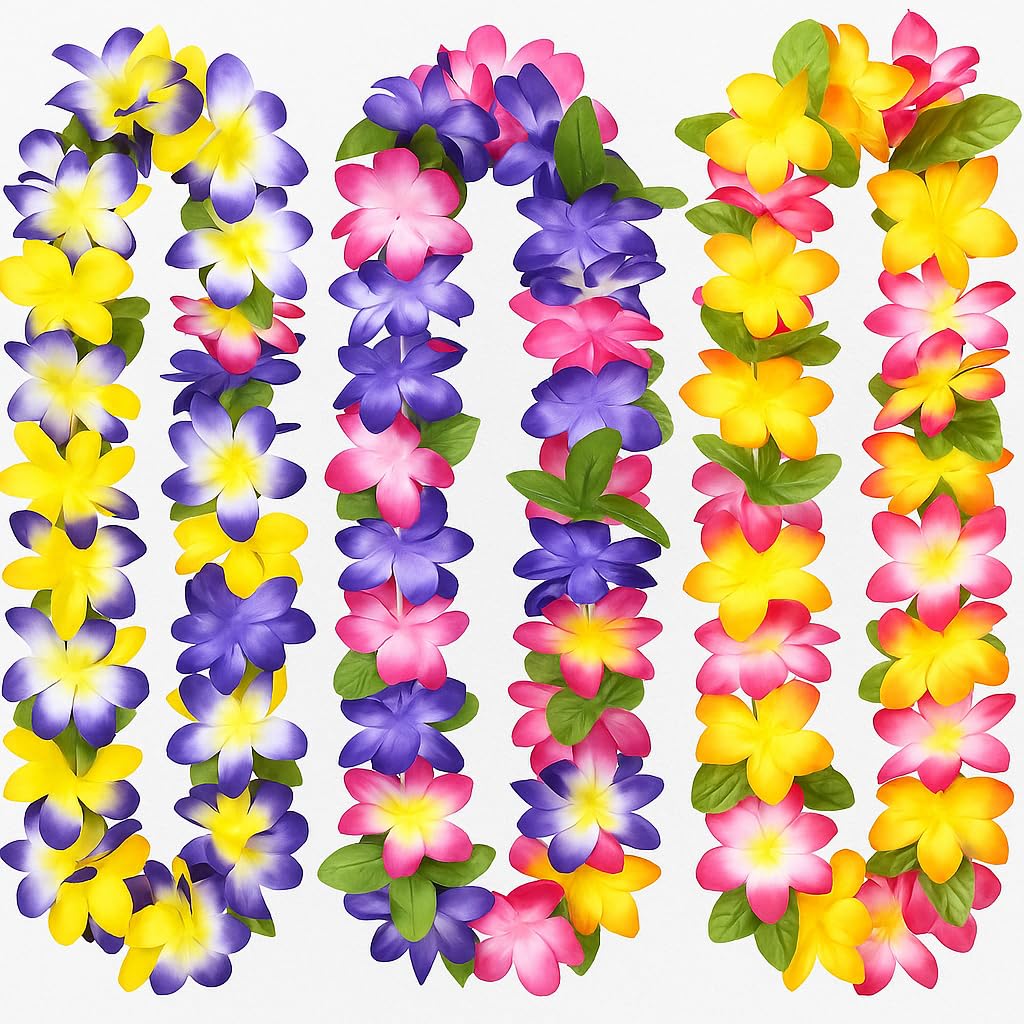 Snapklik.com : Mahalo Floral Leis : Package Of 12 By