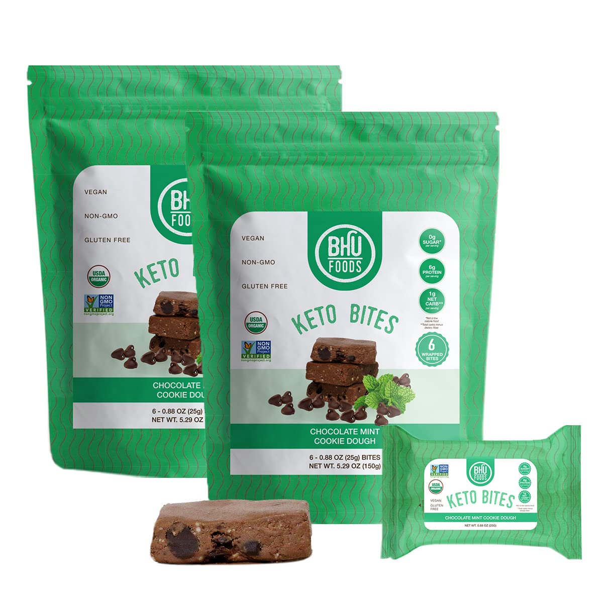 Amazon.com: BHU Keto Bites - 1g Net Carb, 0g Sugar - Organic Keto Snack ...