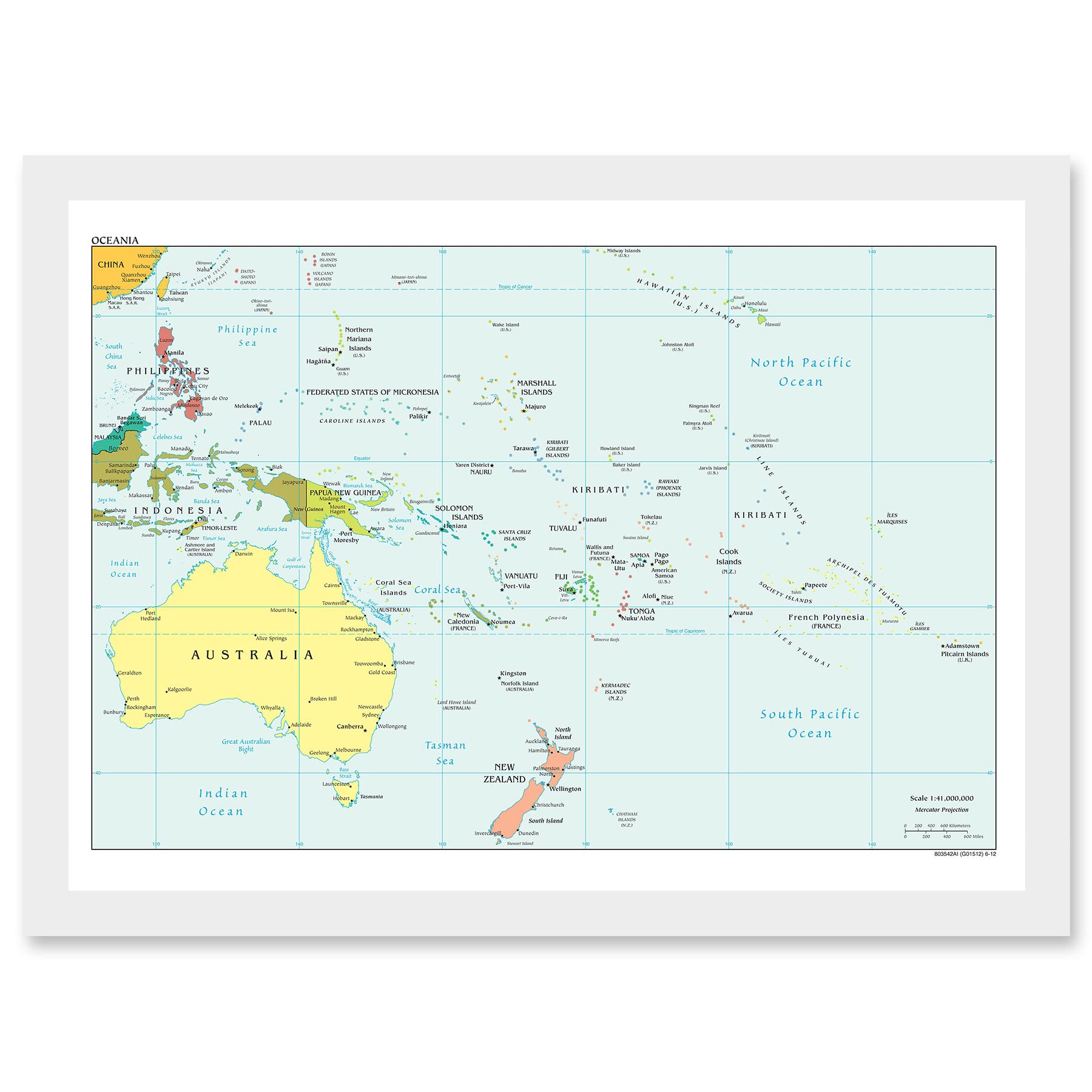 Oceania Countries Countries By Continent :: Australia And Oceania