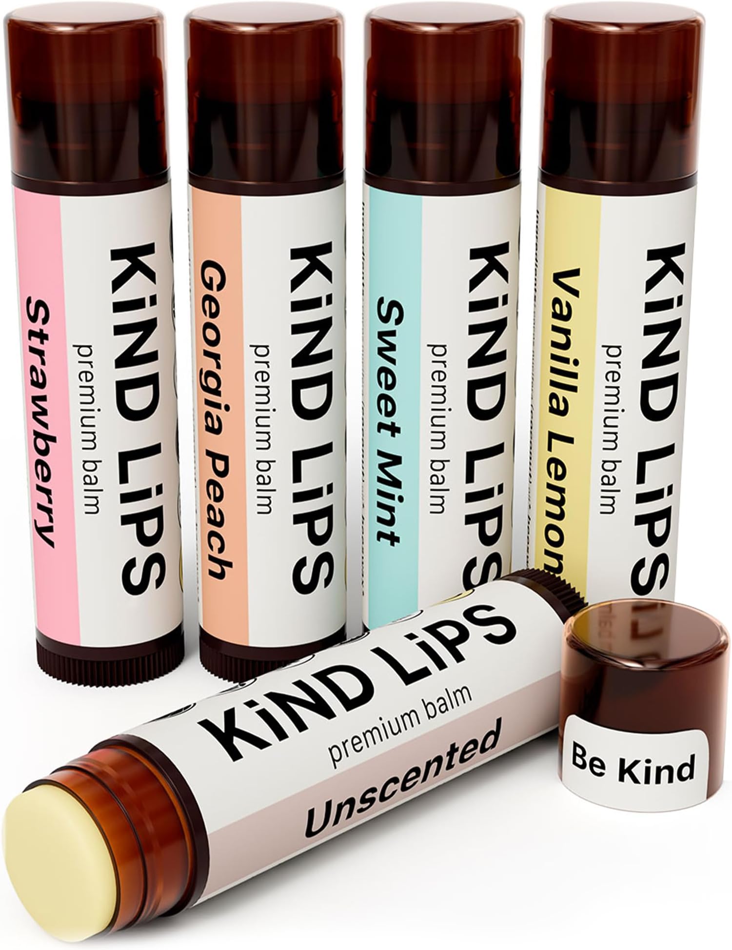 Amazon.com : Unflavored Lip Balm for Dry Cracked Lips - Organic Beeswax ...