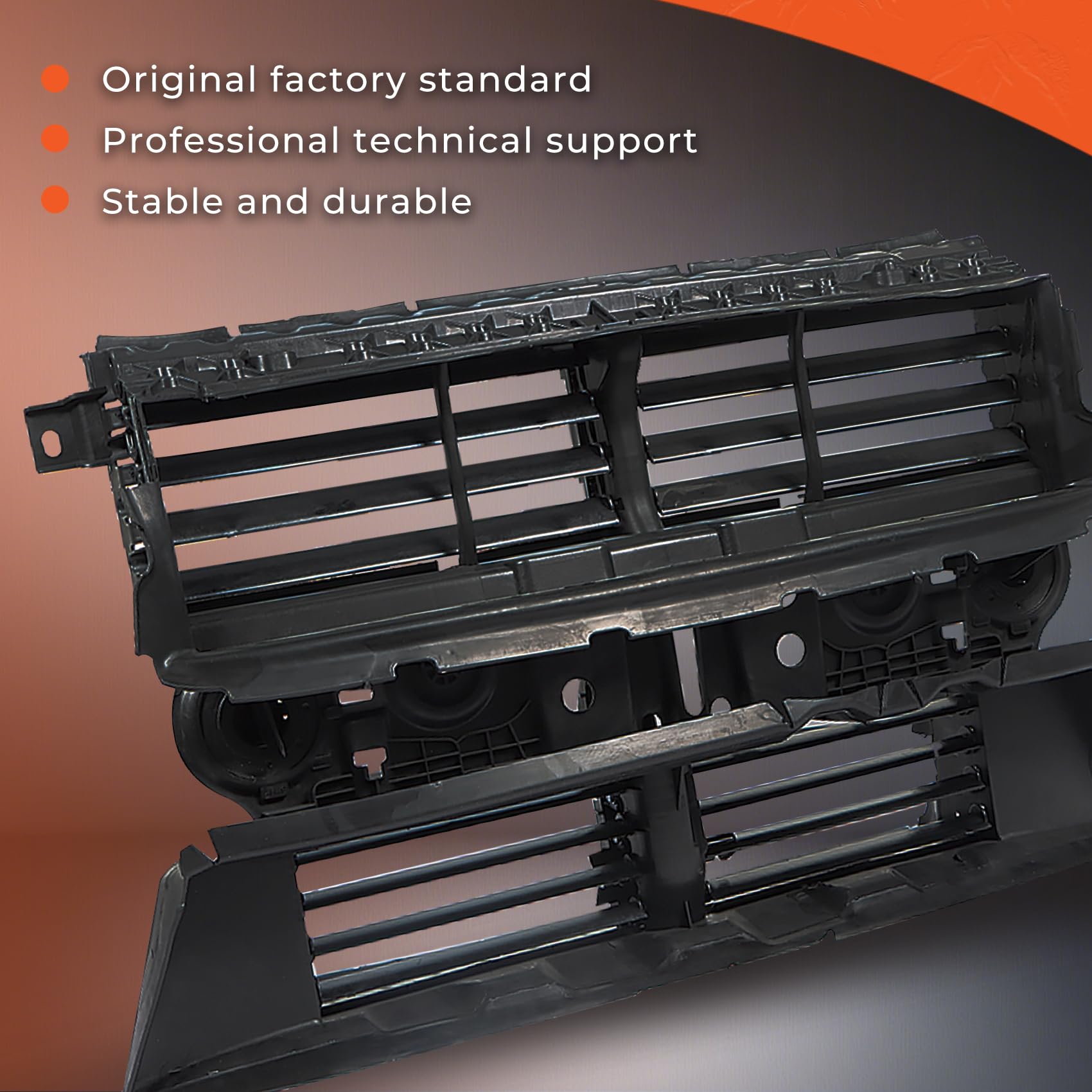 Snapklik.com : Labwork Front Radiator Shutter Assembly Replacement For ...