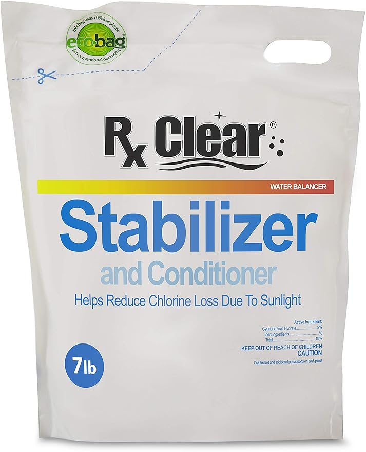 Amazon.com : Rx Clear Swimming Pool Stabilizer and Conditioner | Water ...