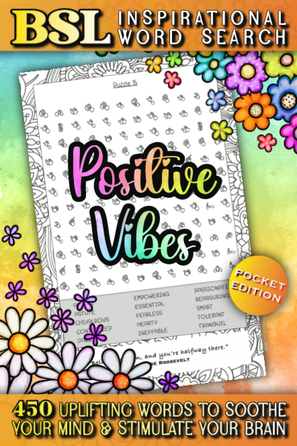 BSL Inspirational Word Search - Positive Vibes British Sign Language ...