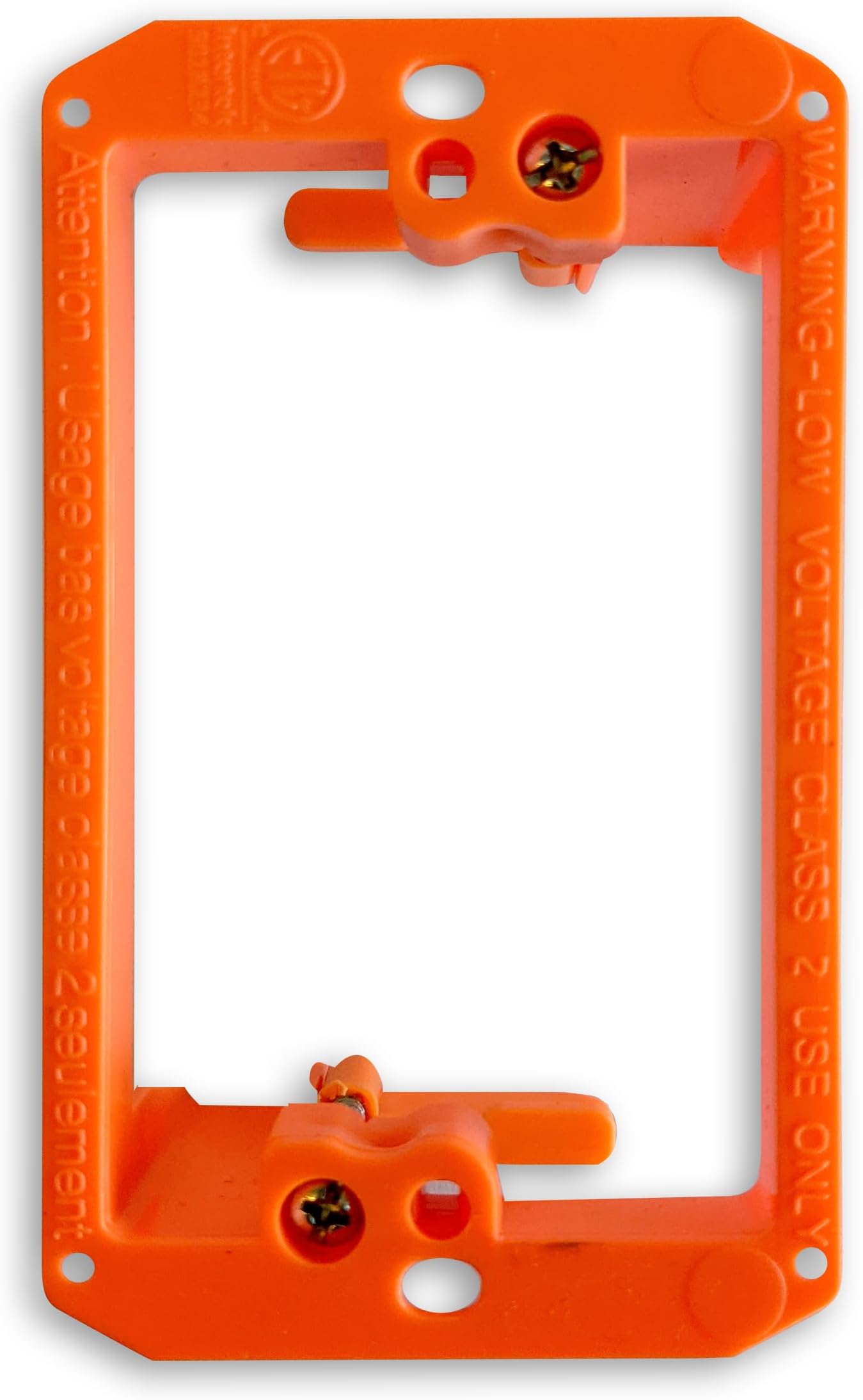 1 Pack Low Voltage Mounting Brackets 1 Gang for Drywall Outlet Cable ...