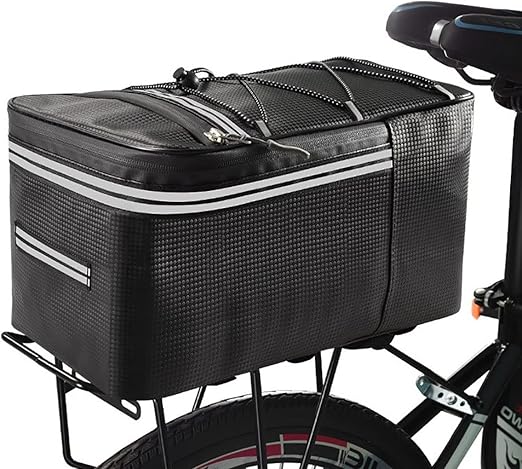 Amazon.com: DBLK Bike Rack Bag, Waterproof Rear Rack Bag for Bicycle ...