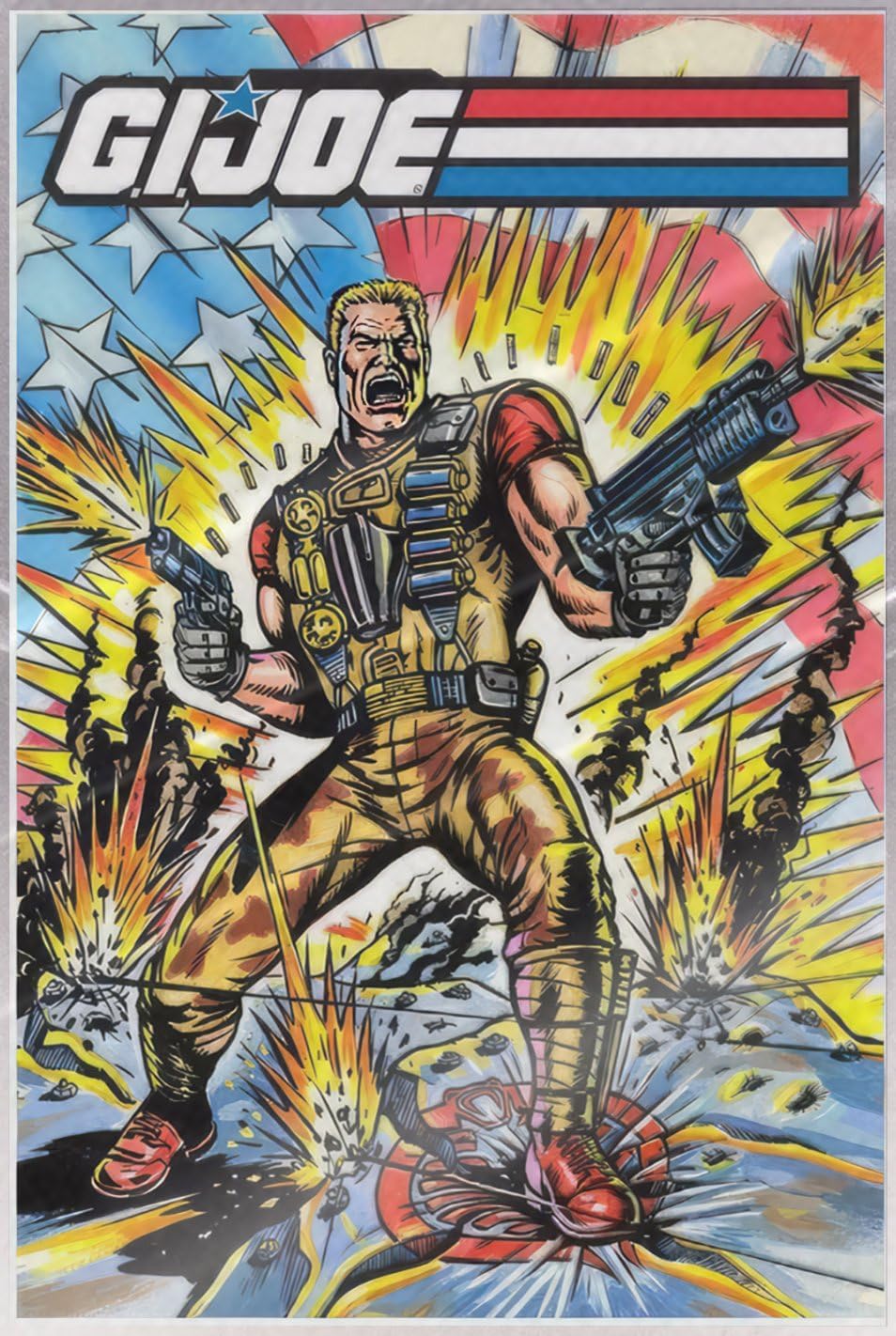 Amazon.com: G.I. Joe - Comic Poster (Duke - Battle) (Size: 24" x 36 ...