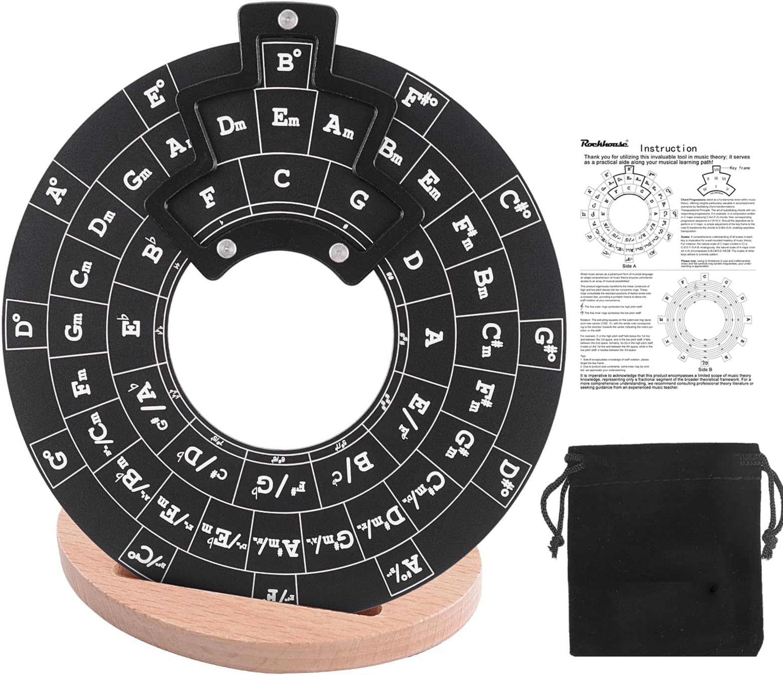 Amazon.com: Circle of Fifths Wheel, Metal Melody Tool with Stand Holder ...