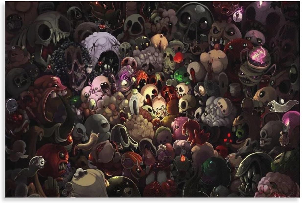 Amazon.com: JTIYOPOE The Binding of Isaac Rebirth Classic Popular Game ...