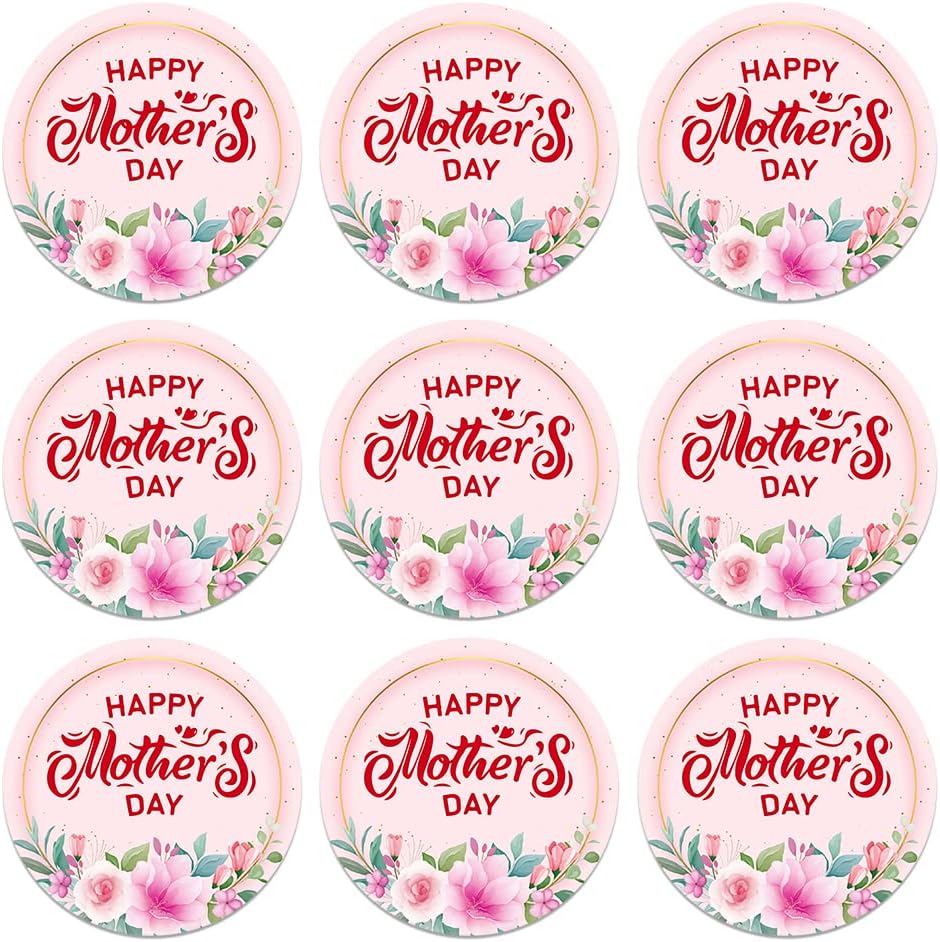 Amazon.com: D4DREAM 36Pcs Happy Mother's Day Labels Stickers - 1.5 ...