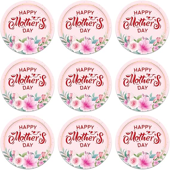 Amazon.com: D4DREAM 36Pcs Happy Mother's Day Labels Stickers - 1.5 ...