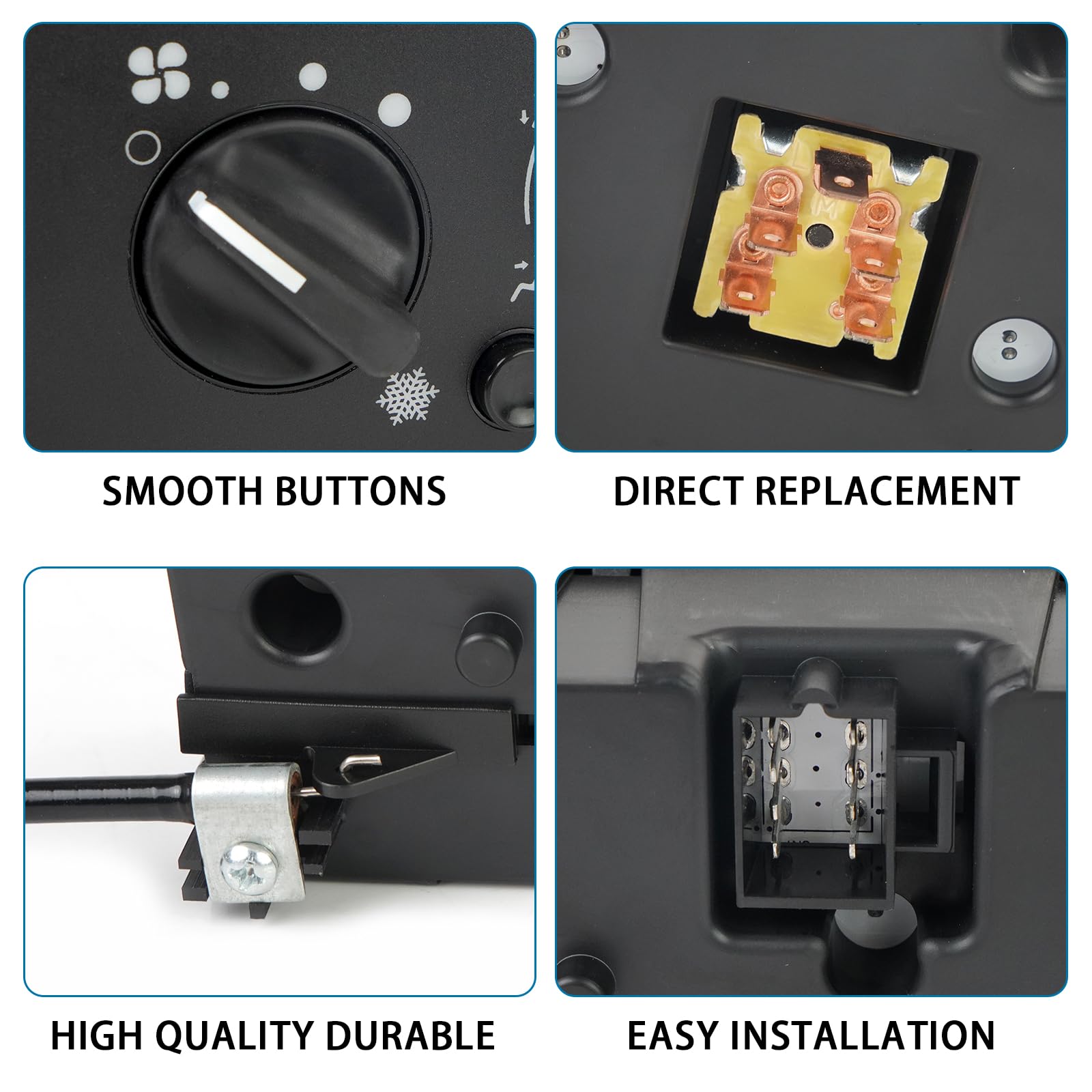 ZIBOPAR Climate Control Module Compatible with Kenworth T800 W900 C500 ...