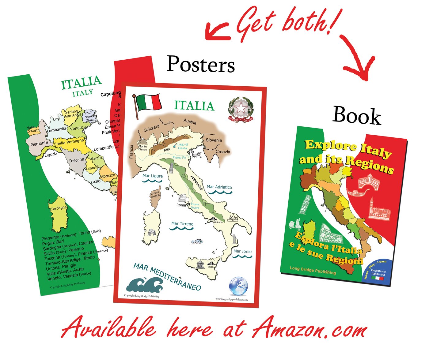 Italy Map For Kids
