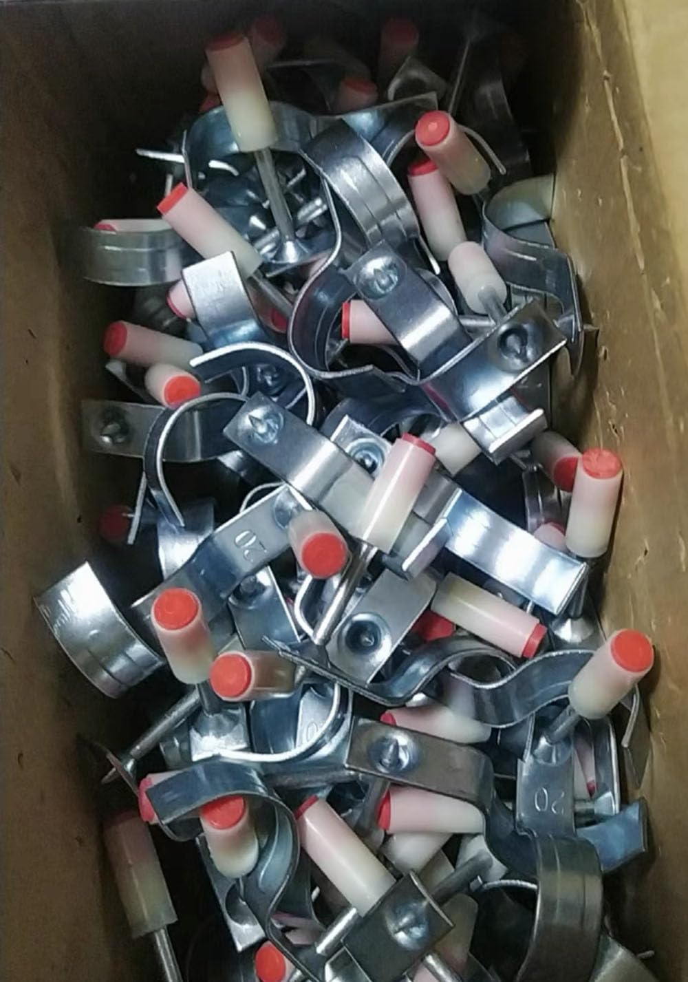 Amazon.com: 130 Pieces of Manual Steel Nails, Wall Nails, Pipe Clamps ...